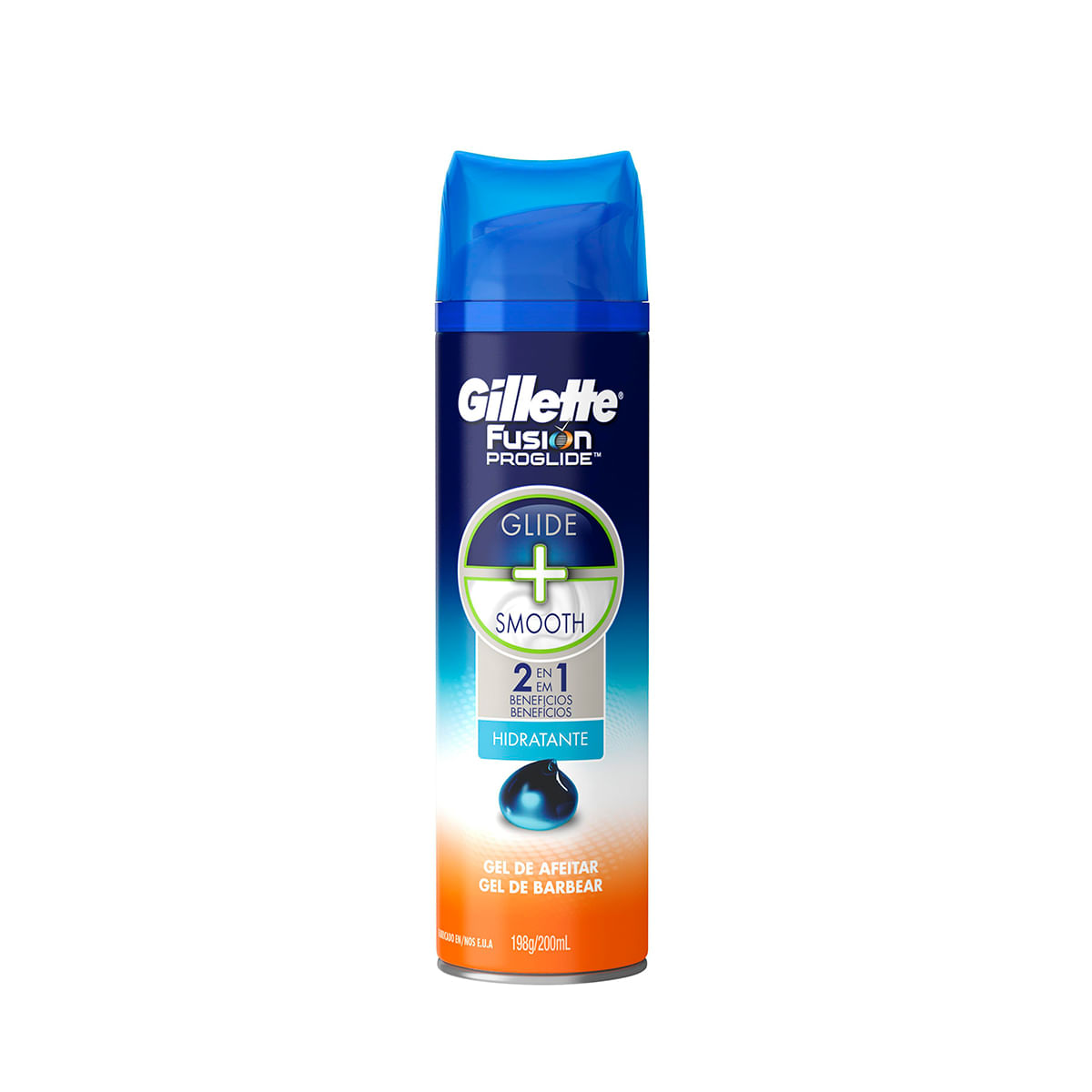 Gel de Barbear Gillette Fusion Proglide Hidratante 198g - Zaffari