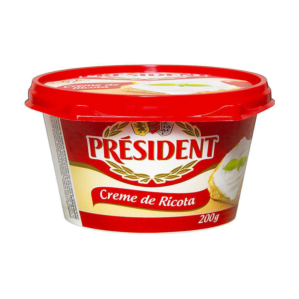 Creme de Ricota Tradicional Président 200g - Zaffari