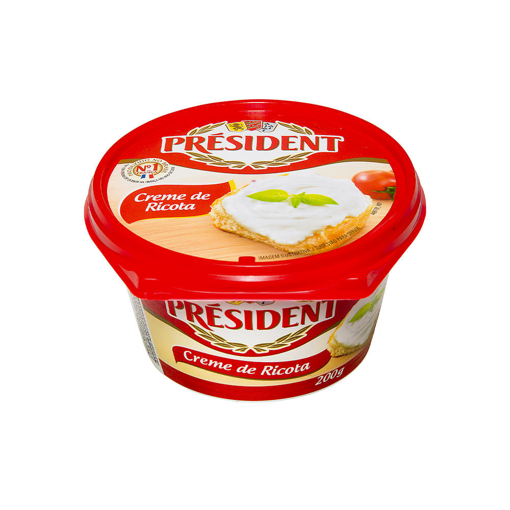 Creme de Ricota Tradicional Président 200g - Zaffari