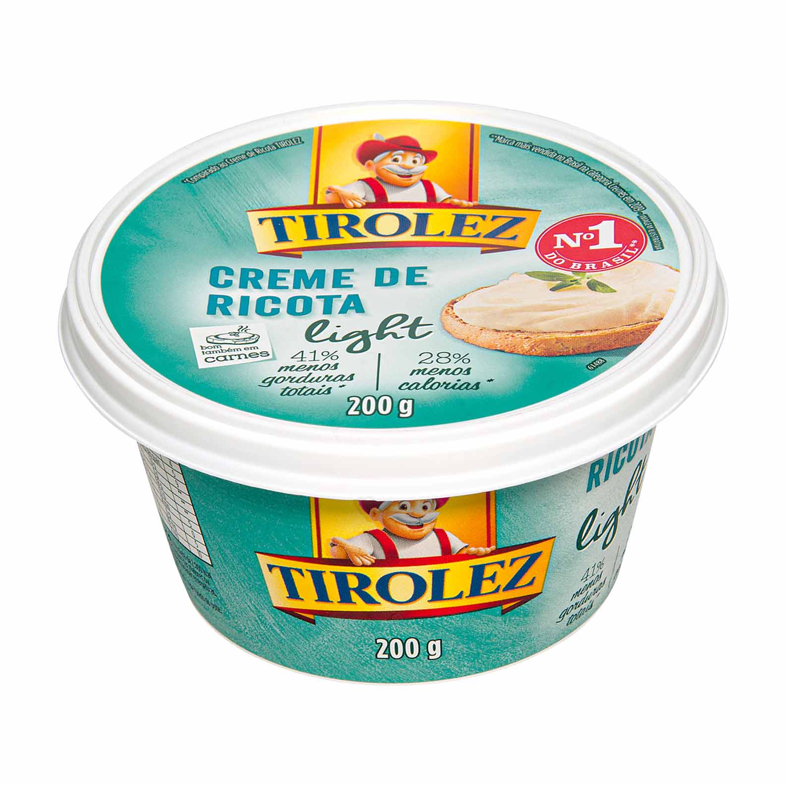 Creme de Ricota Light Tirolez 200g - Zaffari