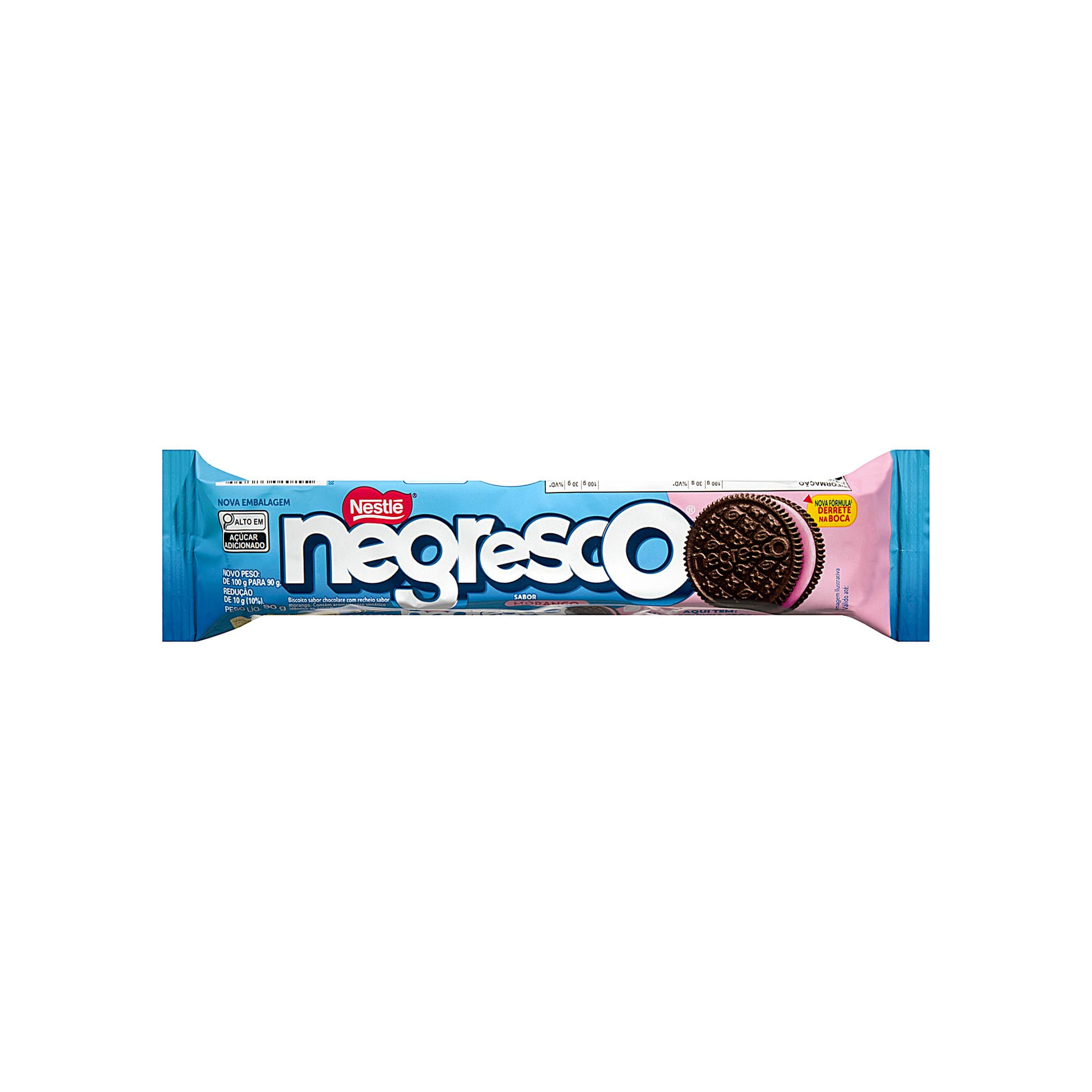 Biscoito Recheado Negresco sabor Morango Nestlé - Zaffari
