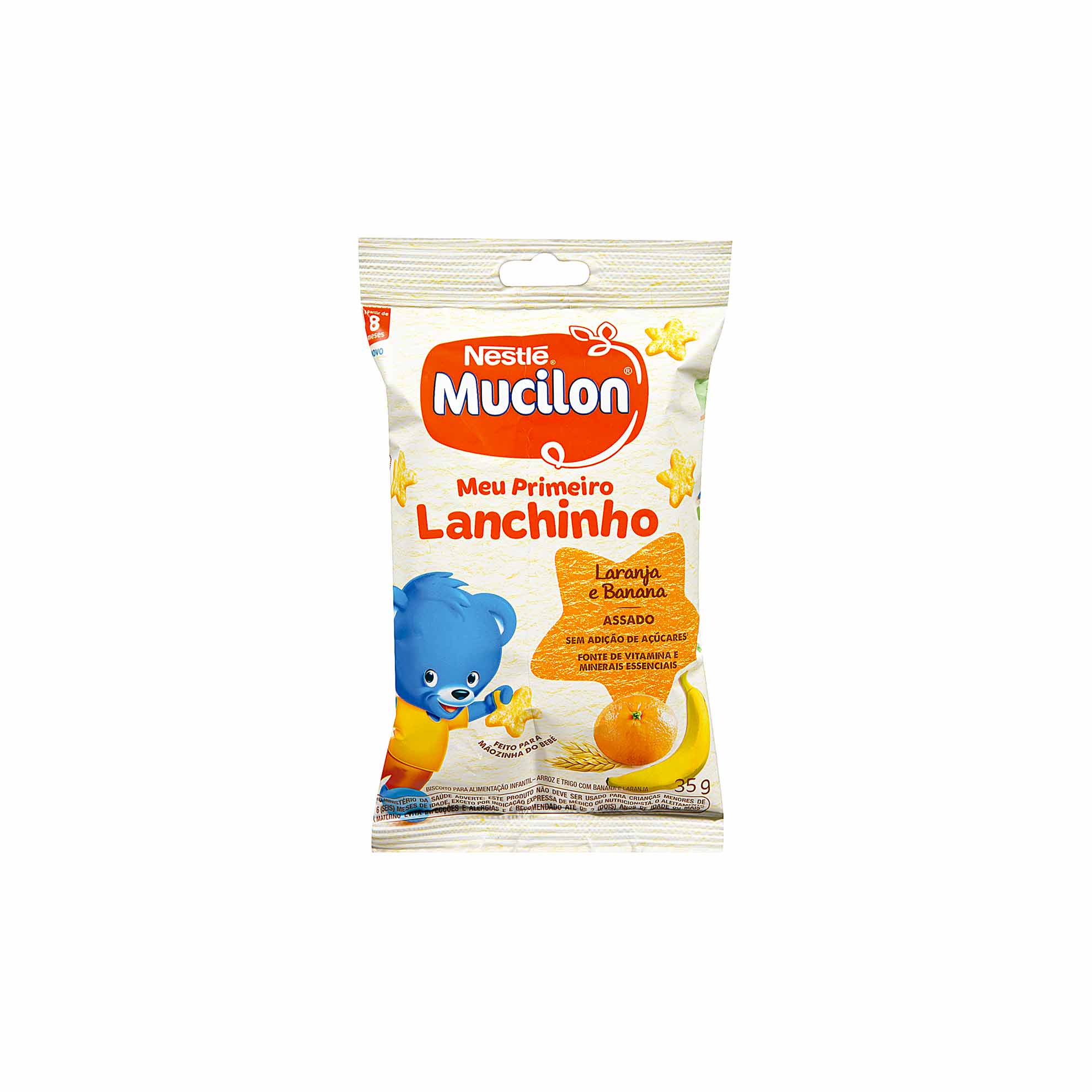 Biscoito Mucilon Nestlé Lanchinho Laranja e Banana - Zaffari