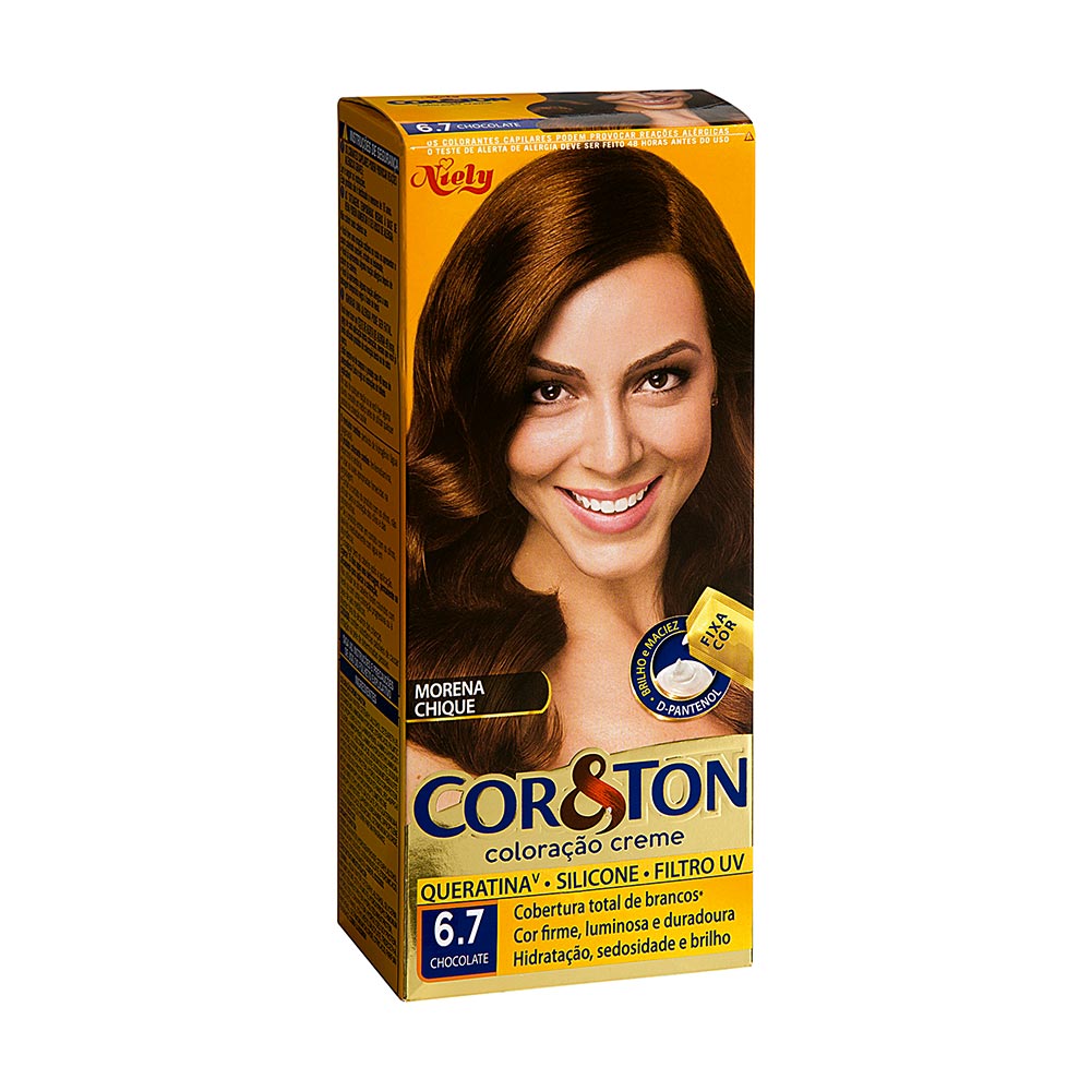 Tintura Cor&Ton Chocolate 6.7 Niely - Zaffari