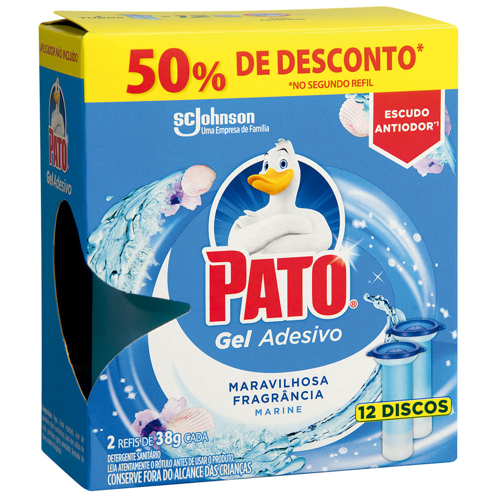 Kit Pato Gel Adesivo Marine Refil - Zaffari