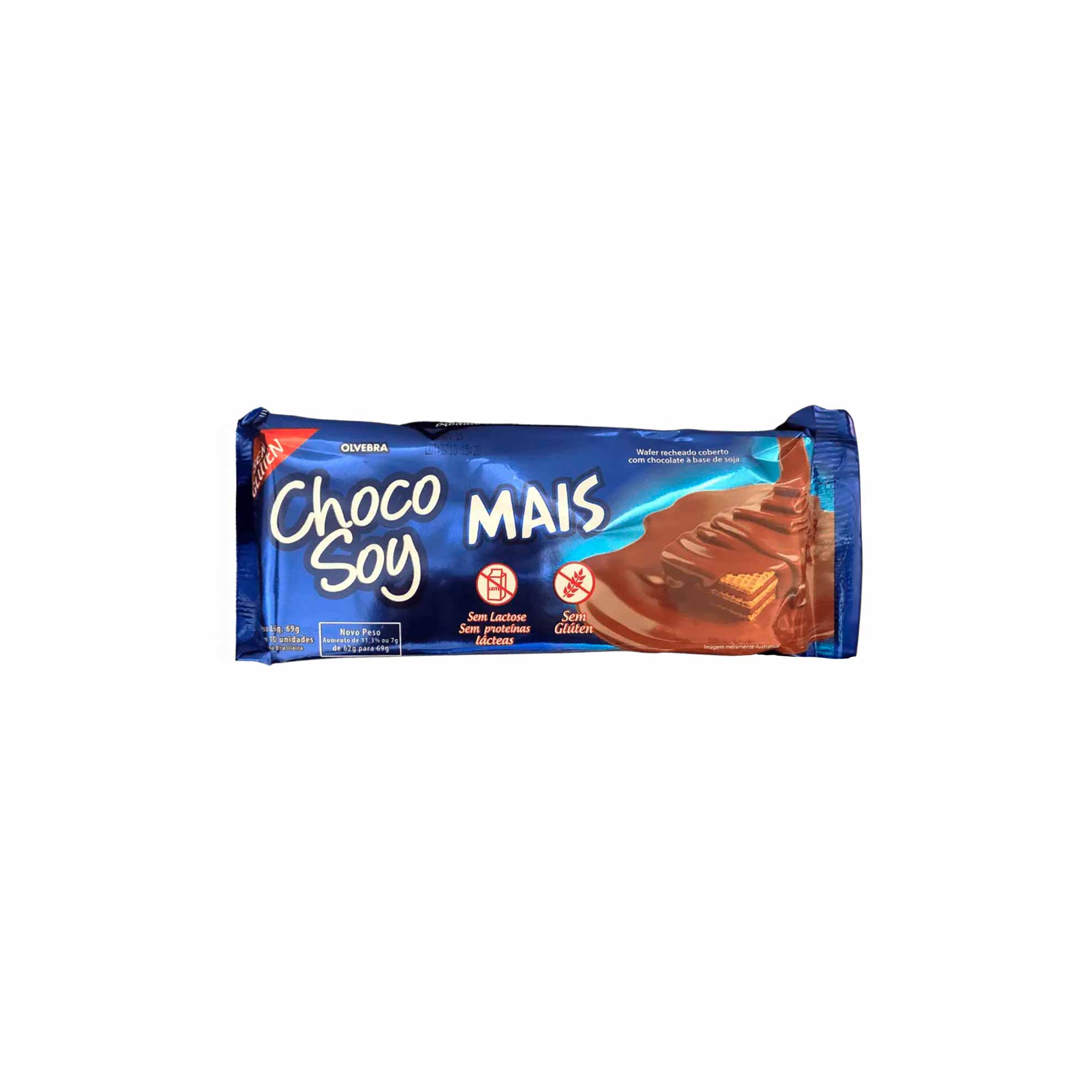Wafer de Chocolate Choco Soy Mais sem Lactose - Zaffari