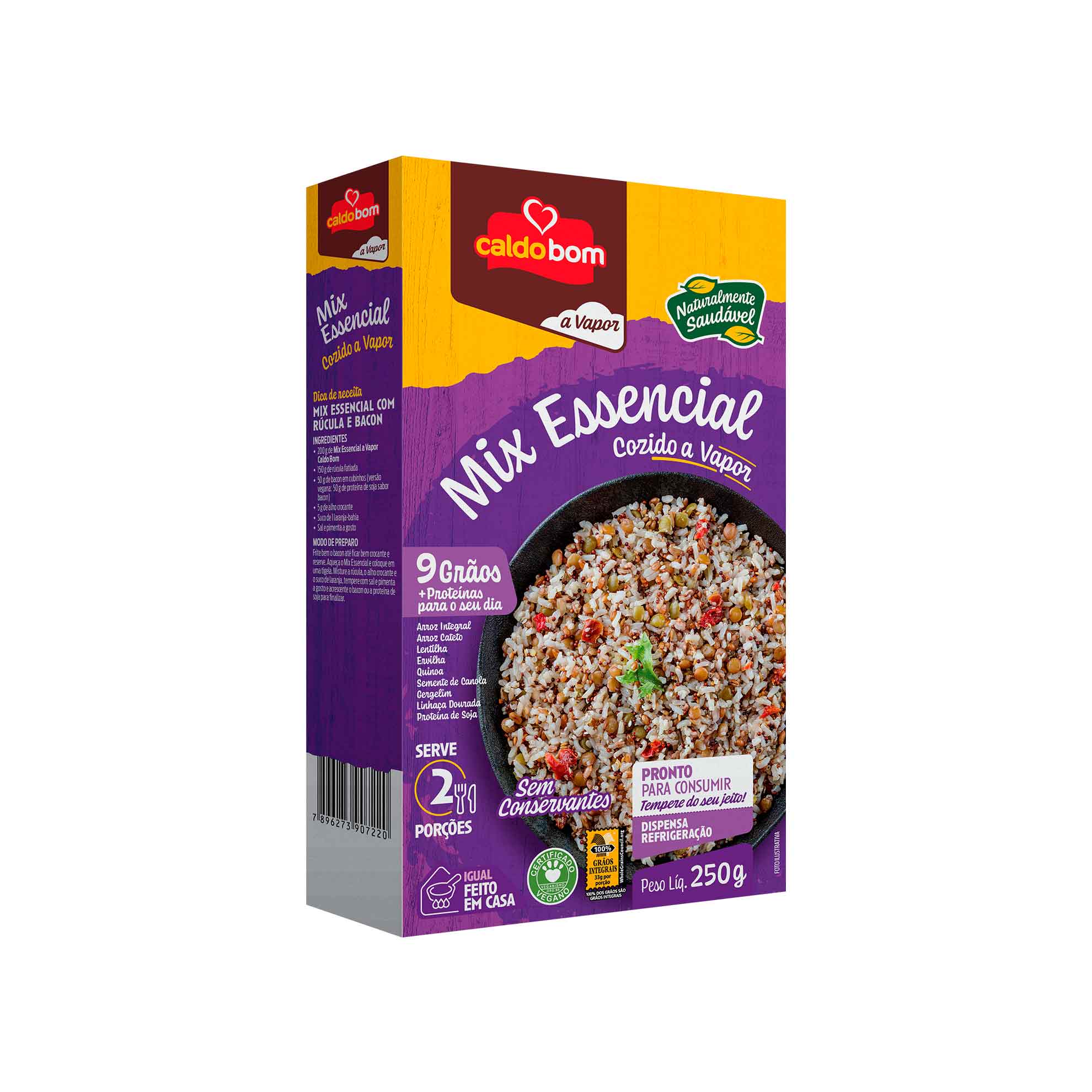 Mix Essencial Caldo Bom a Vapor 9 Grãos - Zaffari & Bourbon