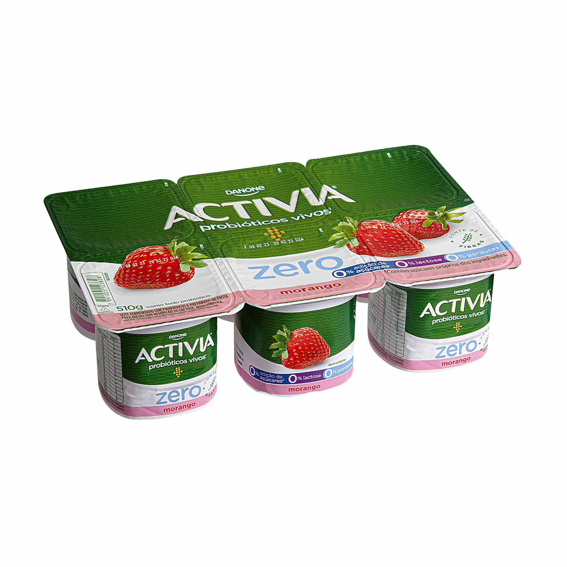 Iogurte Zero de Morango Danone Activia 510g - Zaffari & Bourbon
