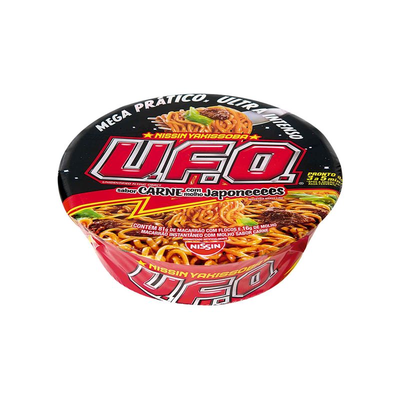 Macarrão Instantâneo Carne e Molho Japonês UFO Nissin - Zaffari & Bourbon Macarrão Instantâneo Carne e Molho Japonês UFO Nissin - Zaffari & Bourbon