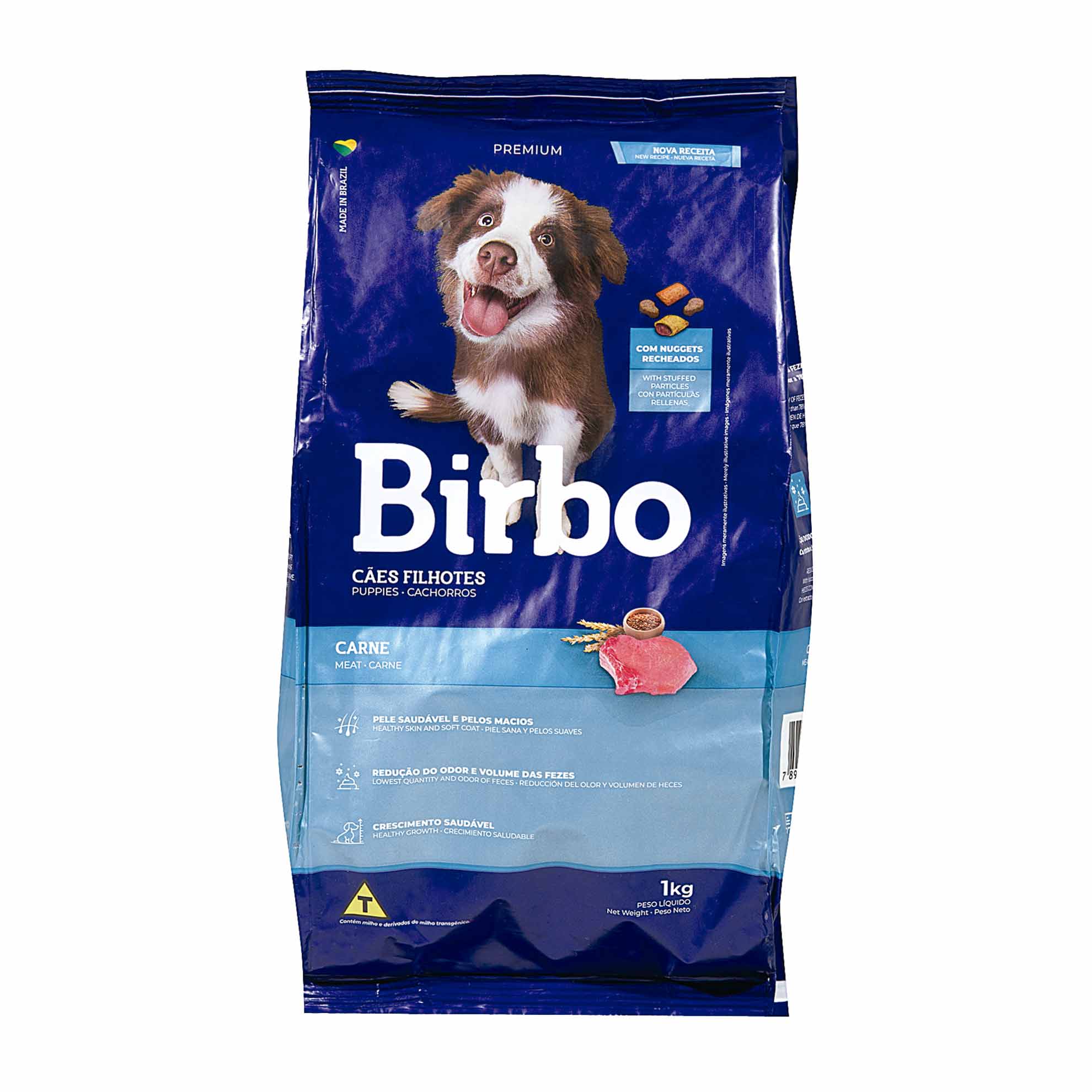 Ração para Cães Birbo Premium Filhotes Carne 1kg - Zaffari