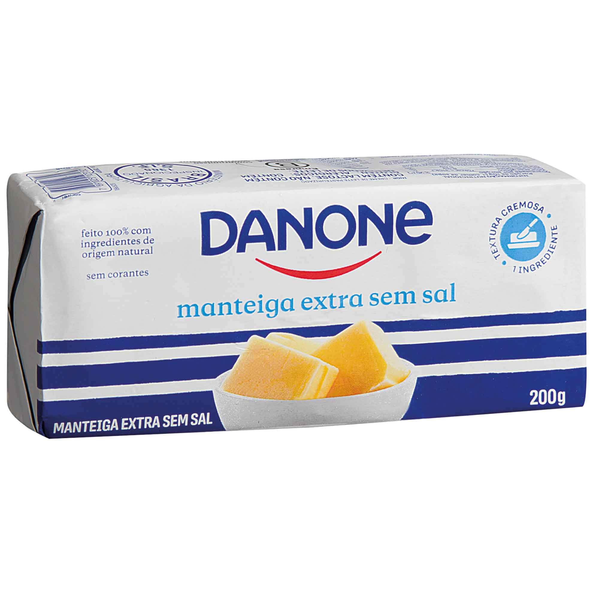 Manteiga sem Sal Extra Danone 200g - Zaffari
