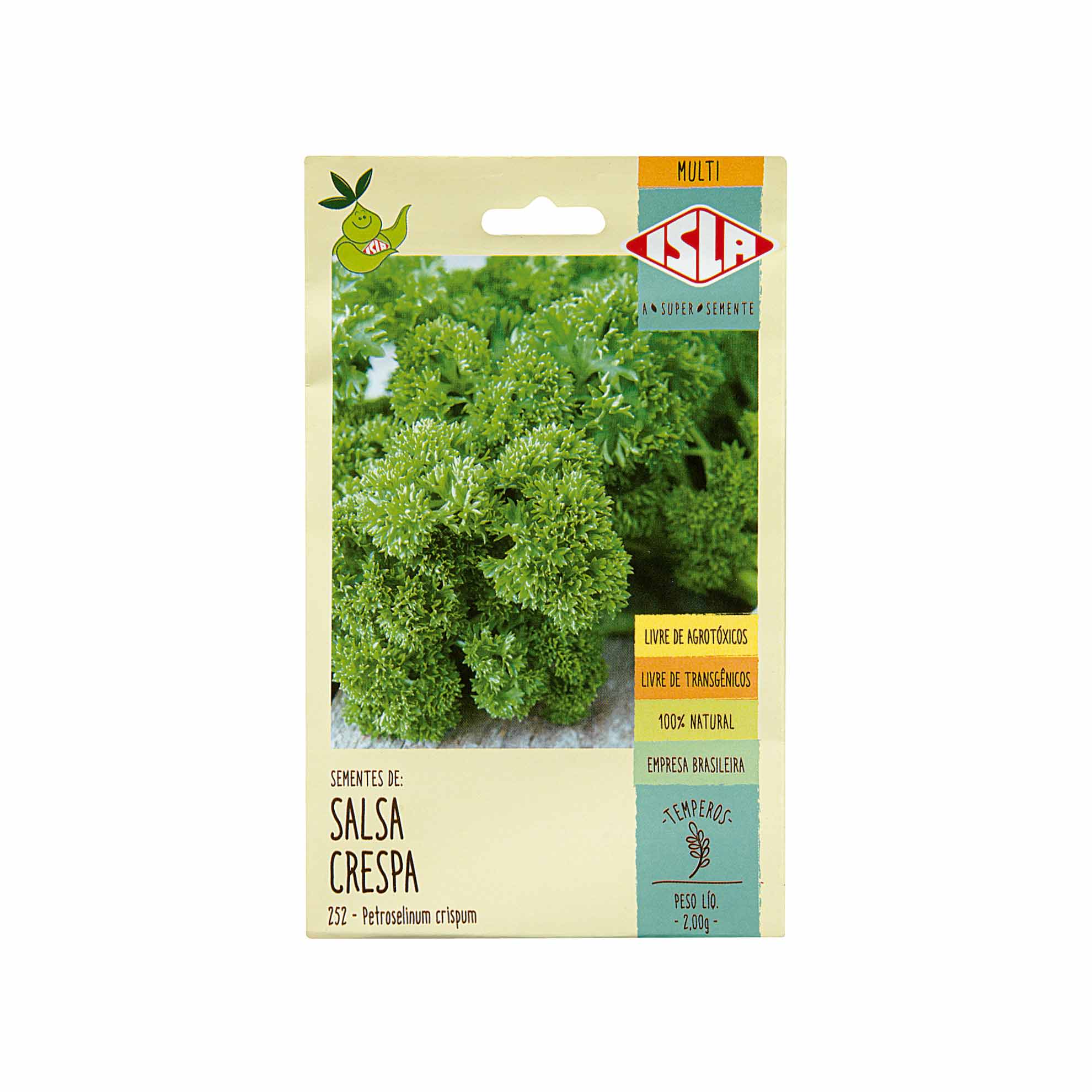 Semente de Salsa Crespa Isla 2g - Zaffari & Bourbon