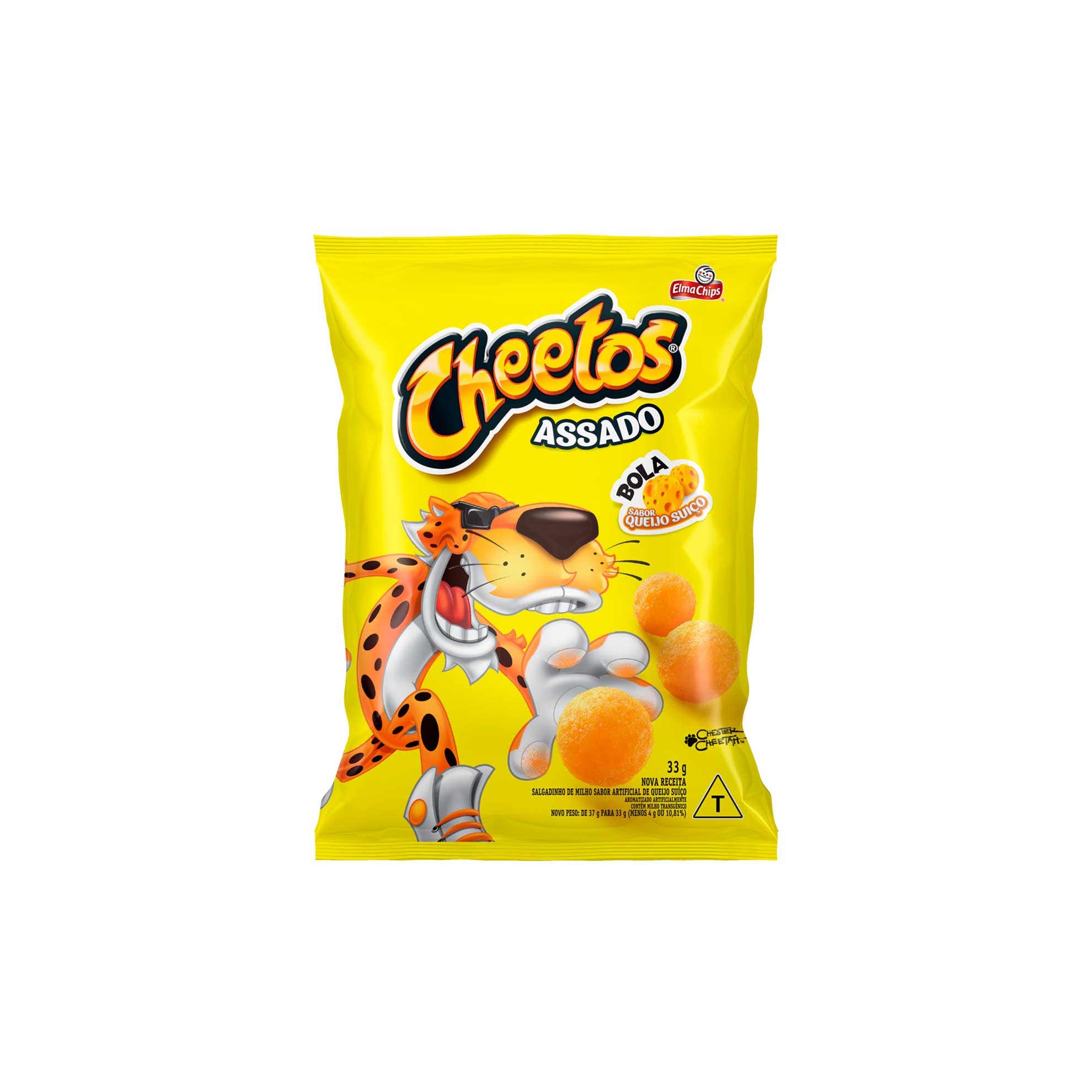 Salgadinho sabor Queijo Suíço Cheetos Bola Elma Chips 33g - Zaffari