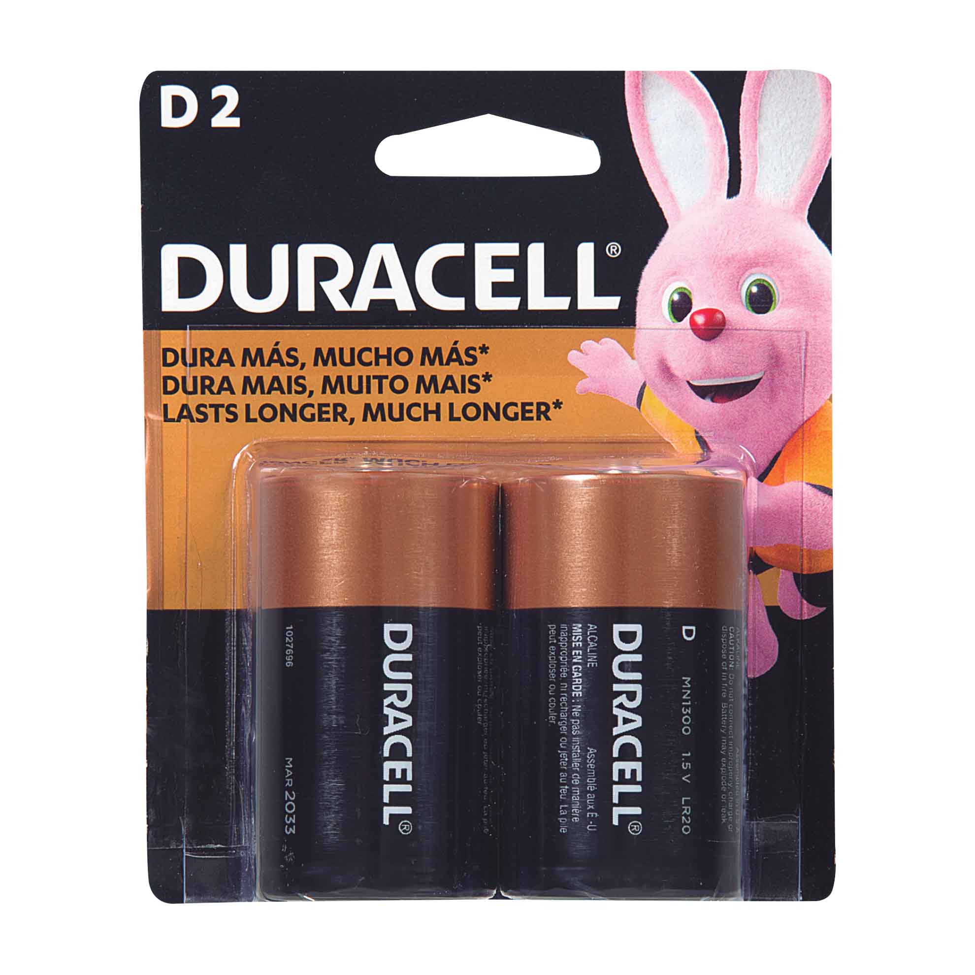 Pilha Duracell Grande Alcalina D 2 Unidades - Zaffari & Bourbon