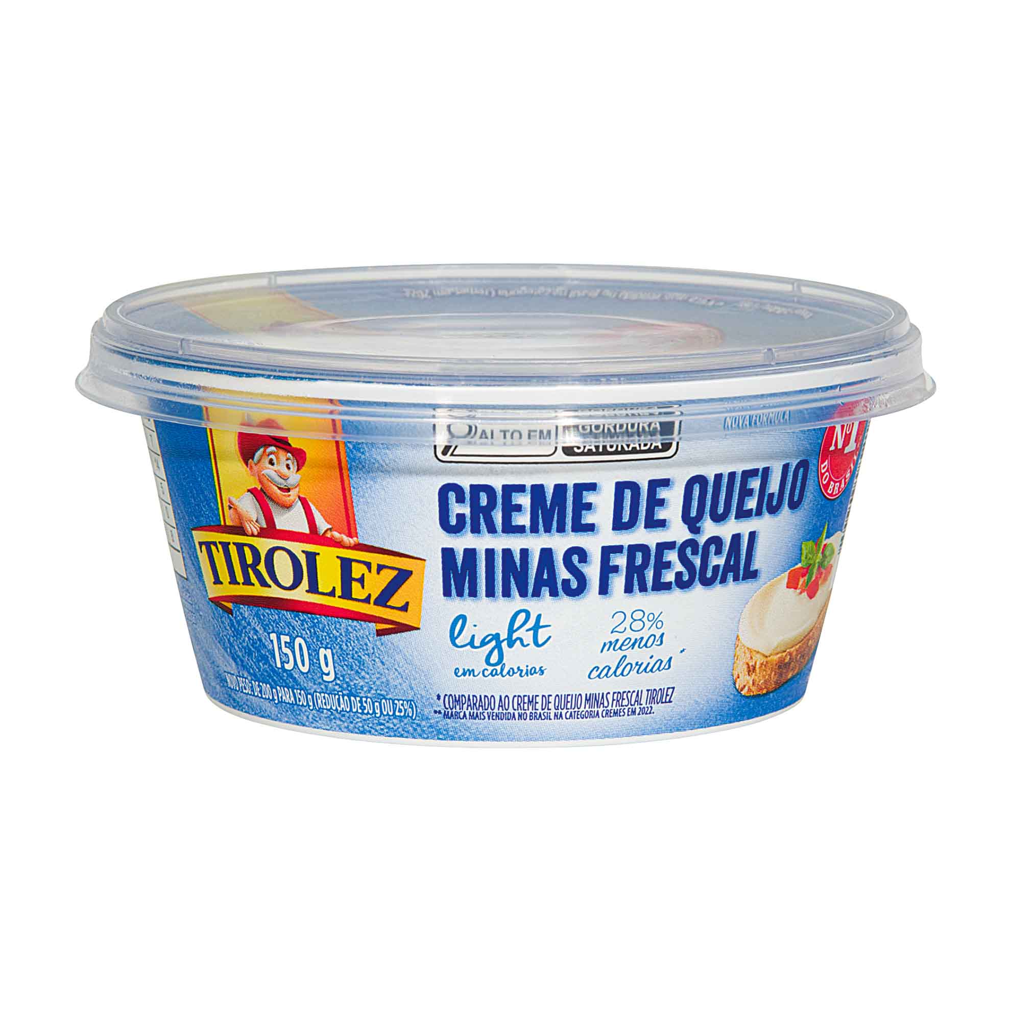 Creme de Queijo Minas Frescal Light Tirolez 150g - Zaffari & Bourbon