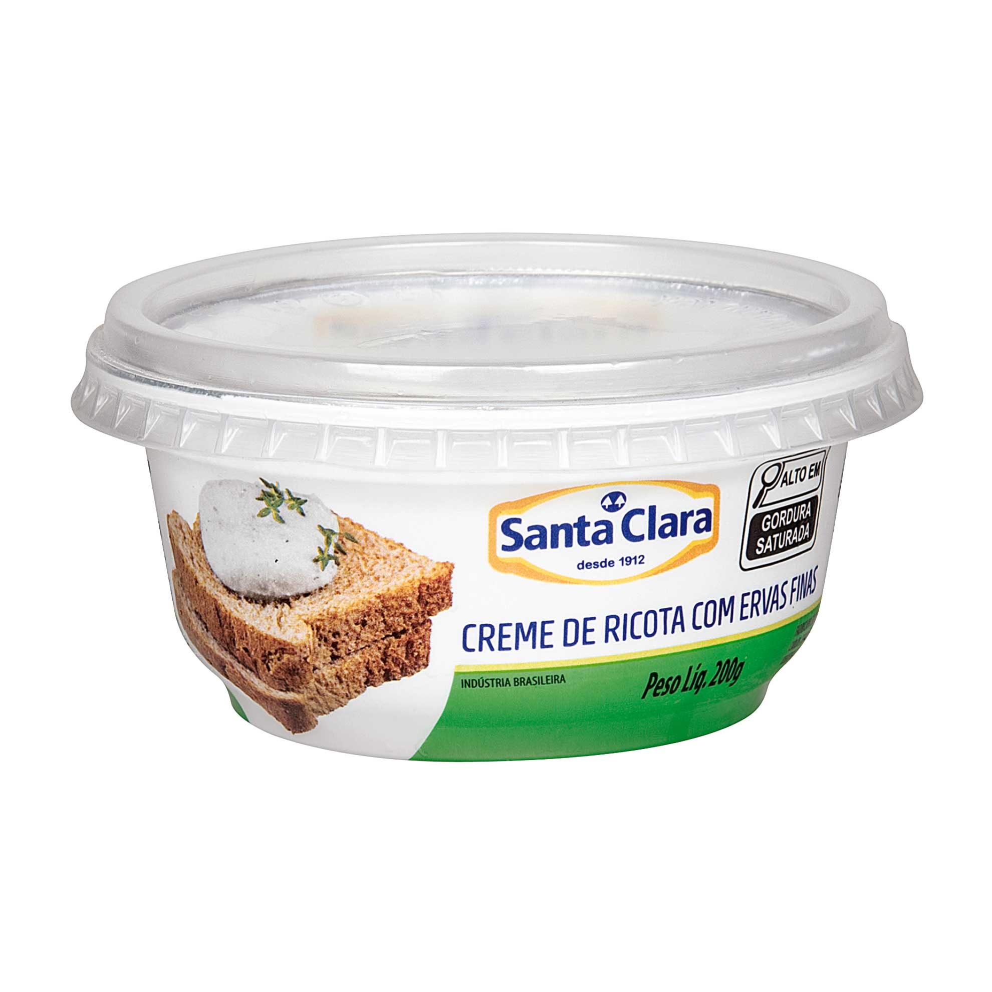 Creme de Ricota com Ervas Finas Santa Clara 200g - Zaffari
