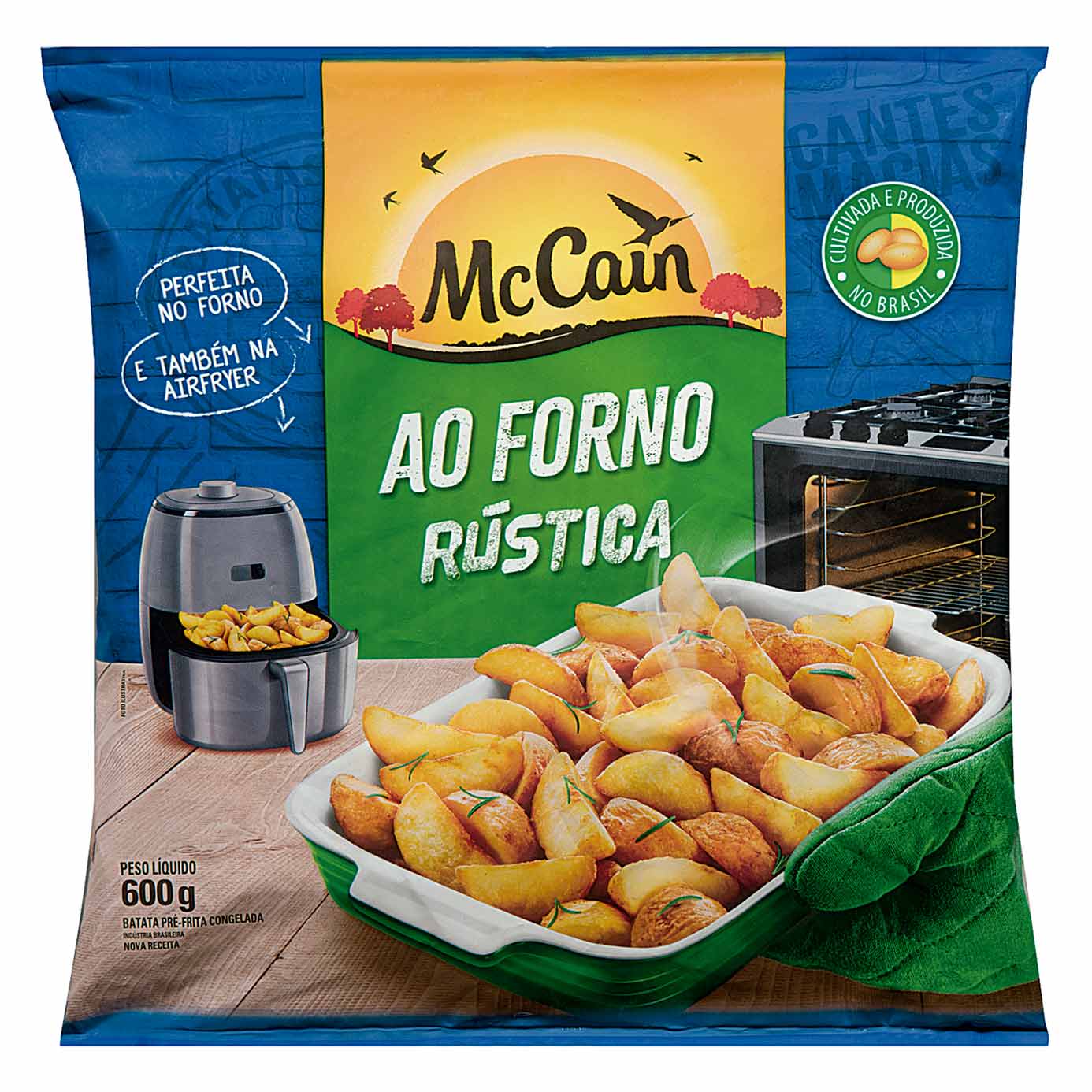 Batata Rústica ao Forno Congelada McCain 600g - Zaffari