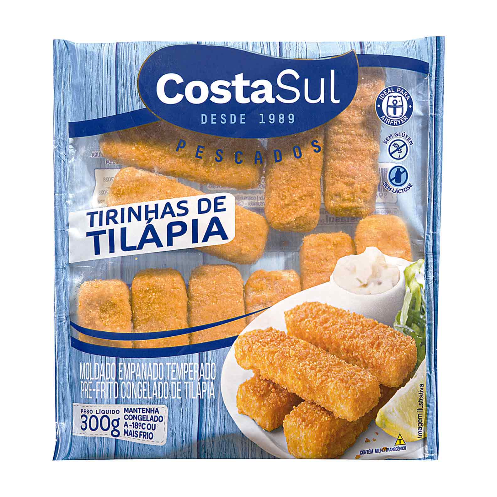 Tirinha de Tilápia Costa Sul Empanada Temperada Congelada - Zaffari ...