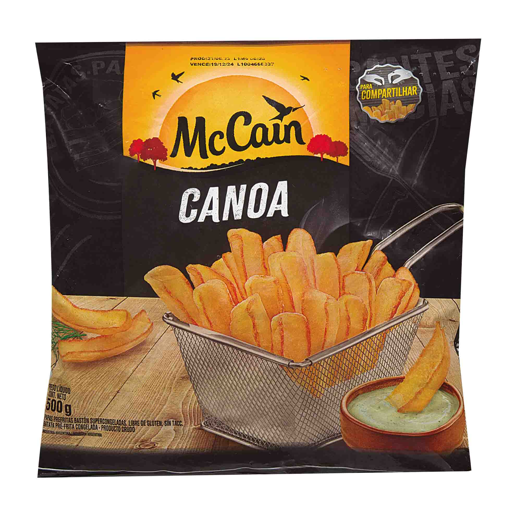 Batata Canoa McCain Congelada Pré-Frita 500g - Zaffari