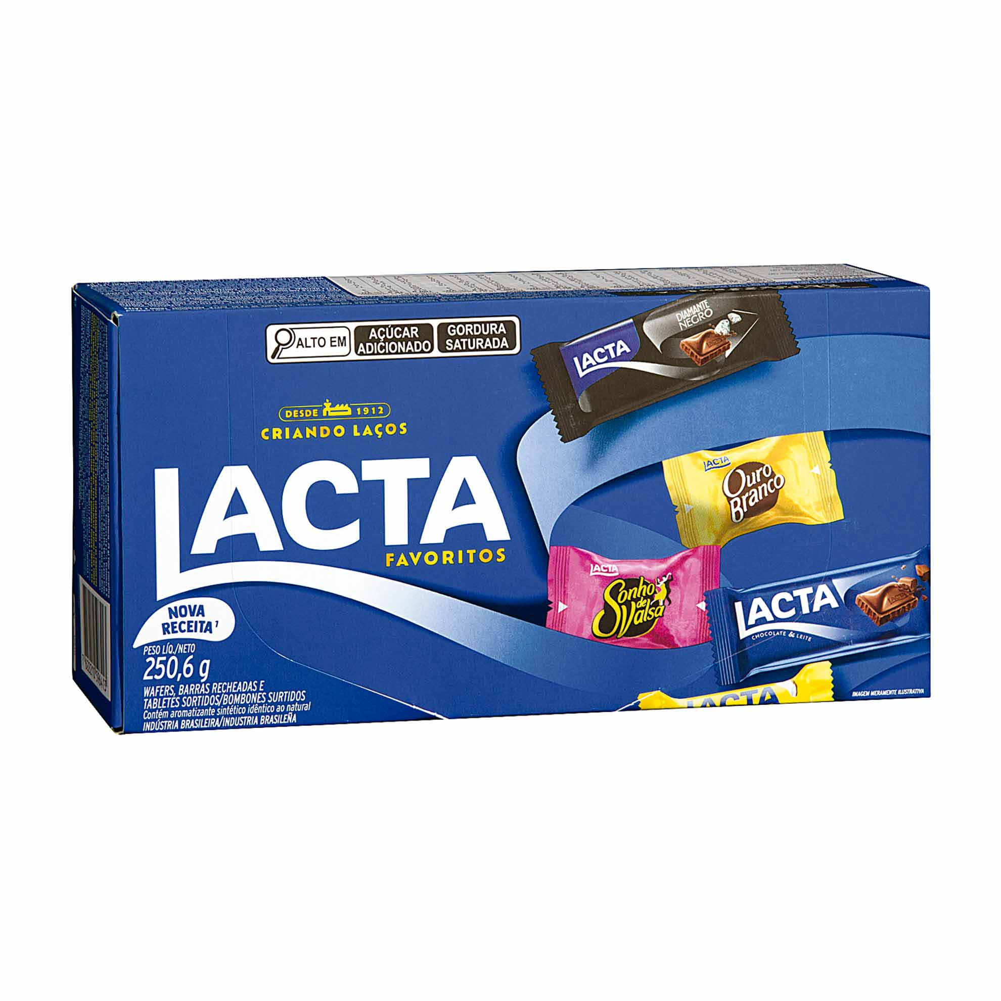 Bombons Favoritos Lacta 250,6g - Zaffari