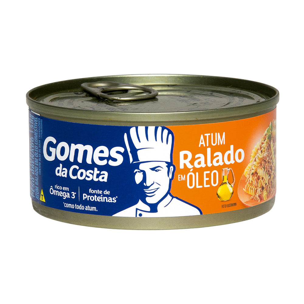 Atum Ralado em Óleo Gomes da Costa 170g - Zaffari & Bourbon