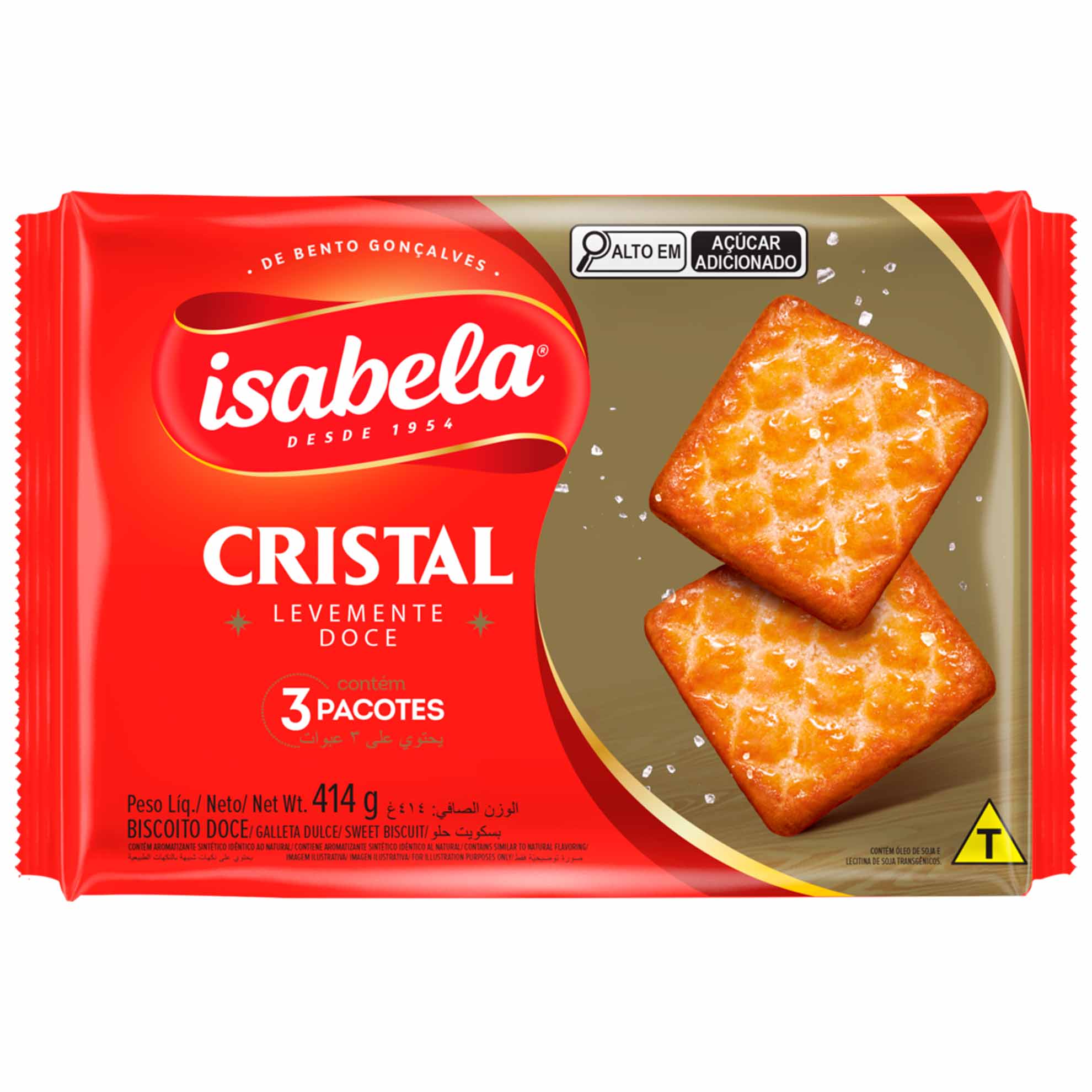Biscoito Doce Cristal Isabela 414g - Zaffari