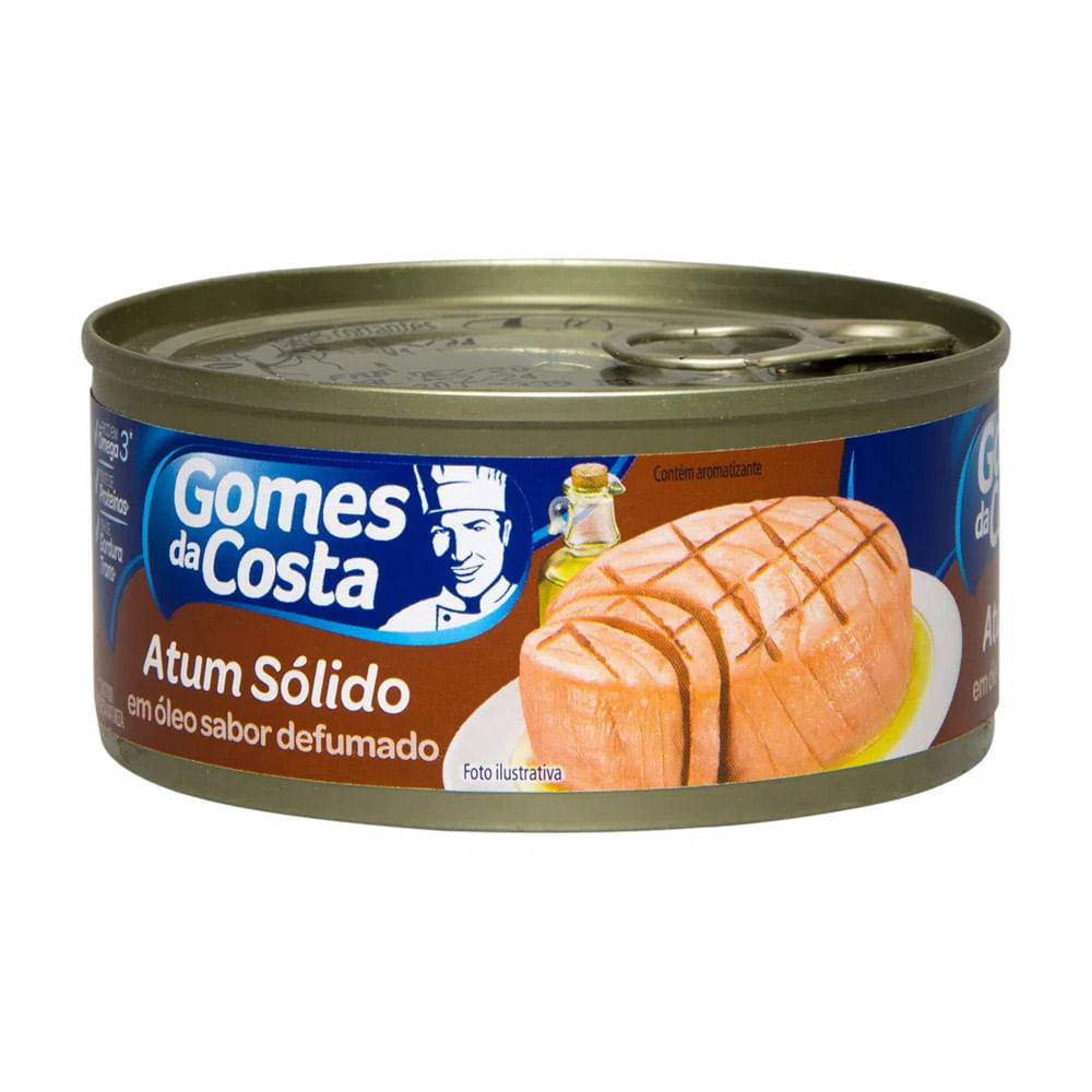 Atum Sólido em Óleo sabor Defumado Gomes da Costa 170g - Zaffari & Bourbon