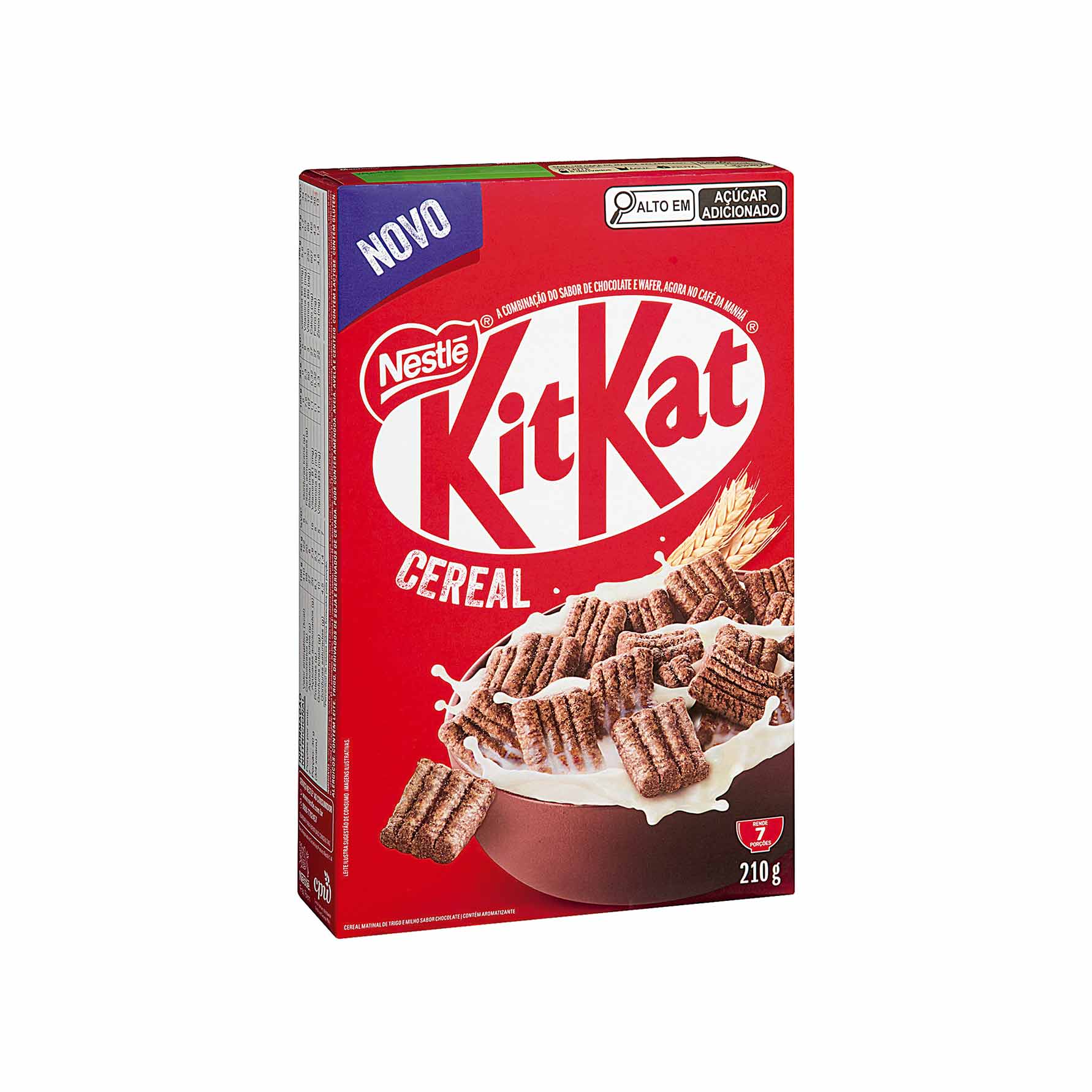 Cereal Matinal Nestlé Kit Kat sabor Chocolate 210g - Zaffari