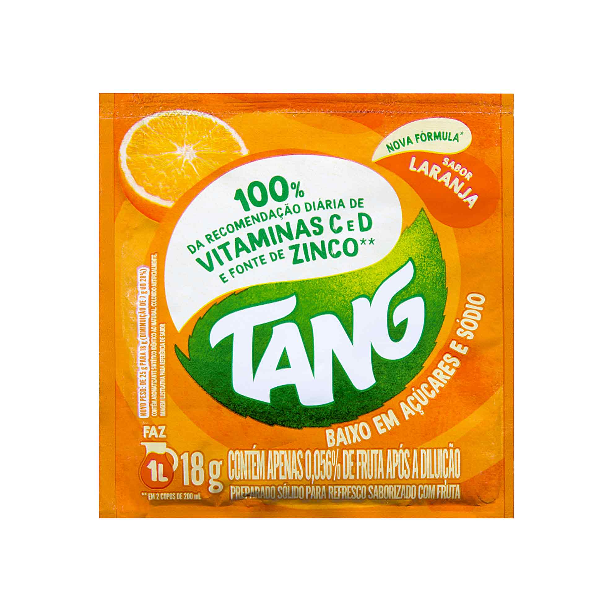 Refresco em Pó sabor Laranja Tang 18g - Zaffari