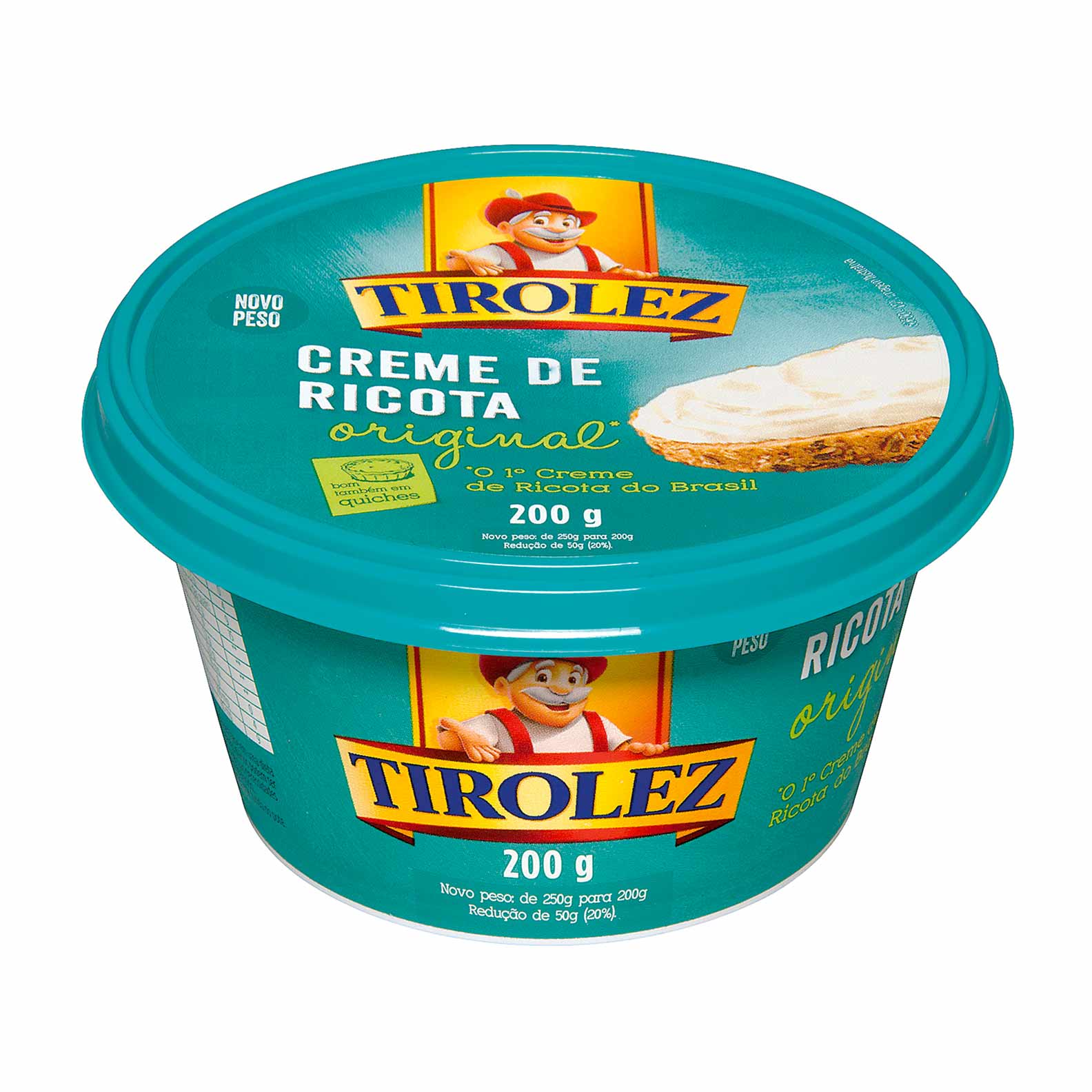 Creme de Ricota Original Tirolez 200g - Zaffari