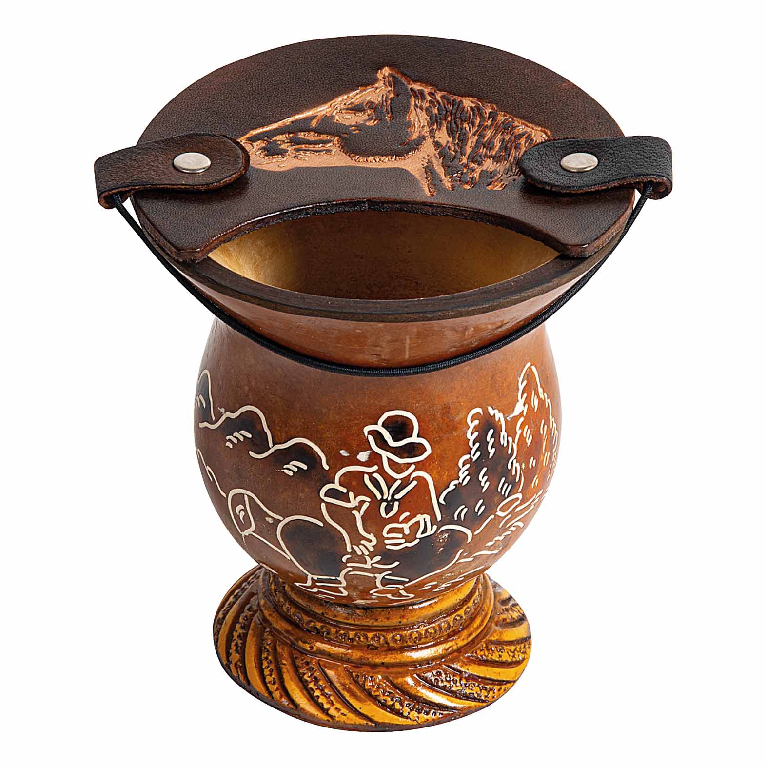 Cuia para Chimarrão com Protetor Promate - Zaffari