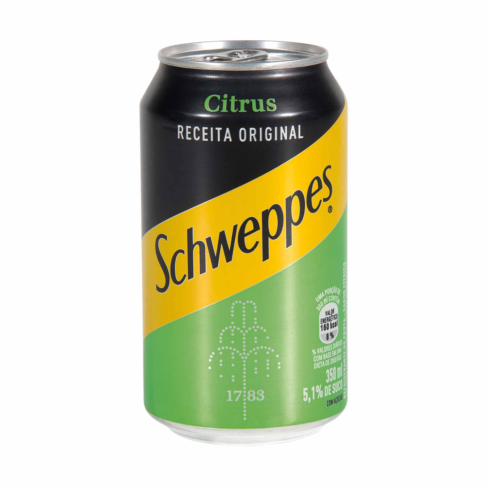 Refrigerante Schweppes Citrus Receita Original Lata 350ml - Zaffari