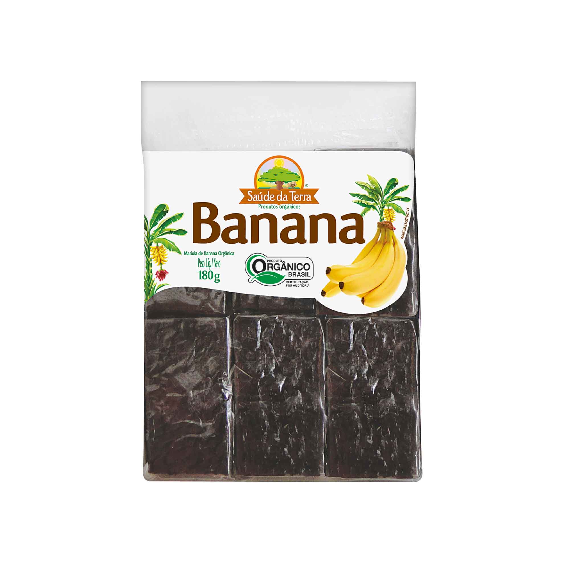 Mariola de Banana Orgânica Saúde da Terra 180g - Zaffari