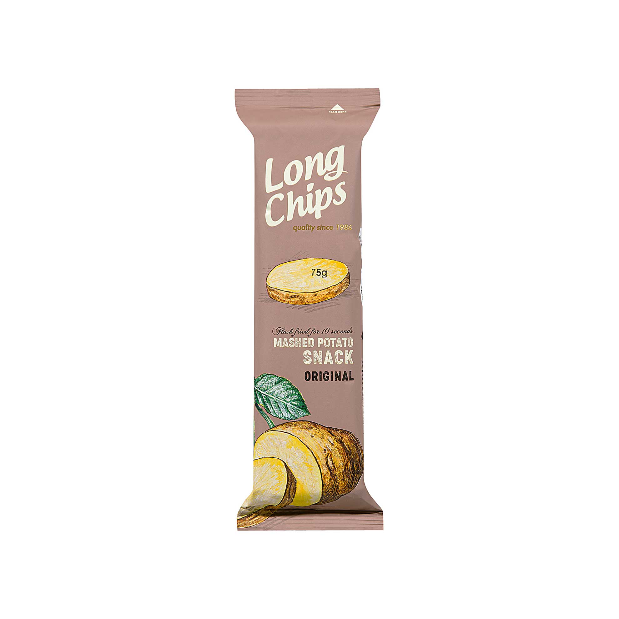 Snack de Batata Original Long Chips 75g - Zaffari
