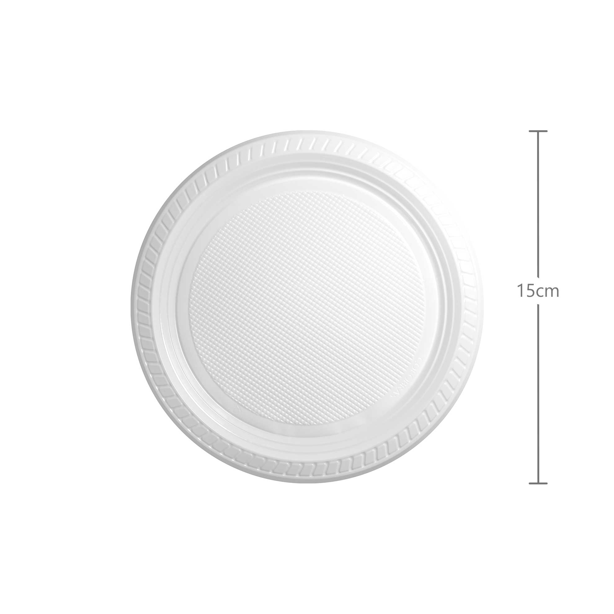 Prato Descartável Branco Copobras 15cm 10 Unidades - Zaffari