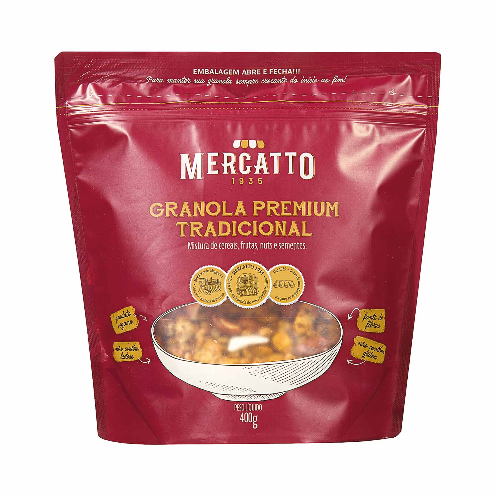 Granola Premium Tradicional Mercatto - Zaffari