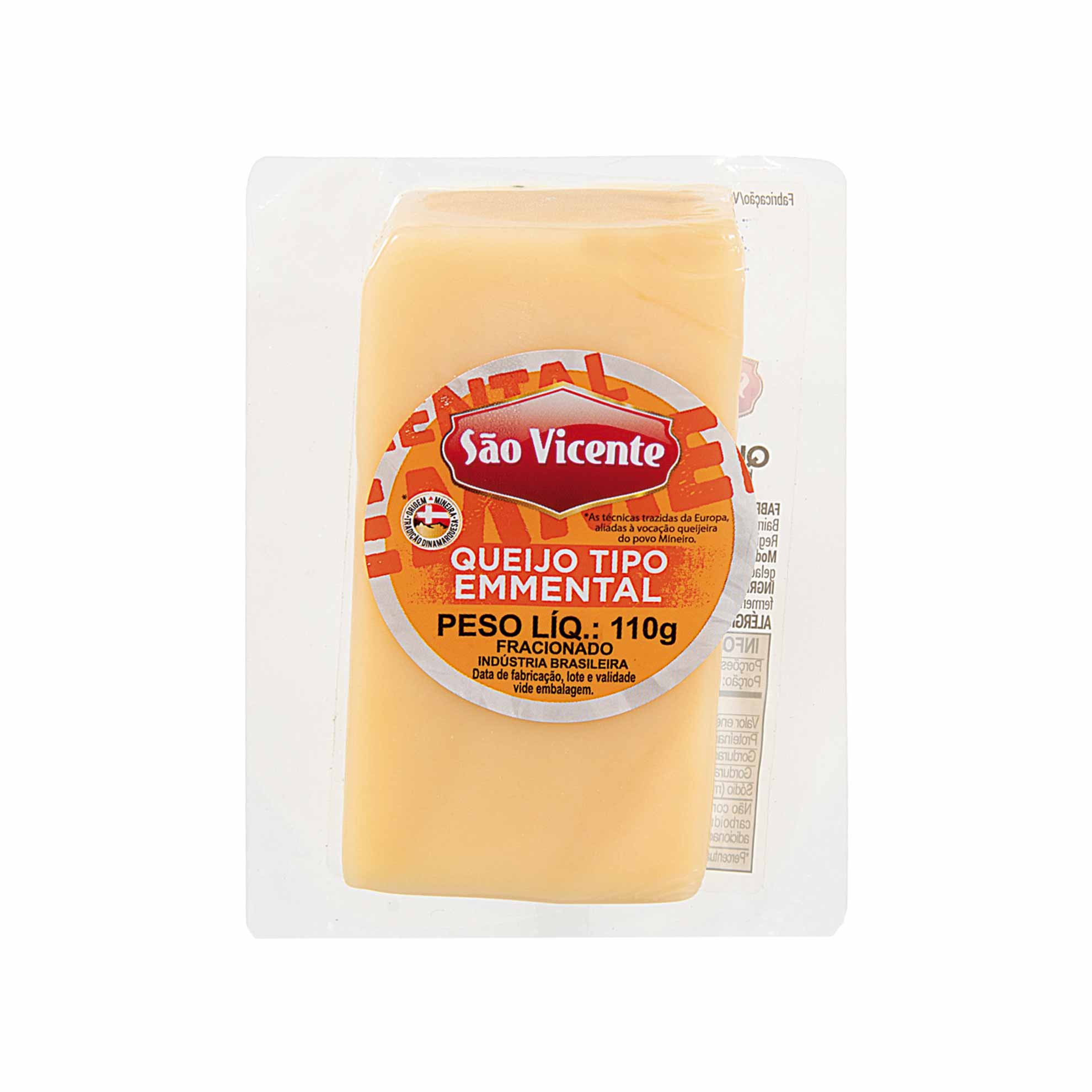 Queijo Tipo Emmental São Vicente 110g - Zaffari & Bourbon