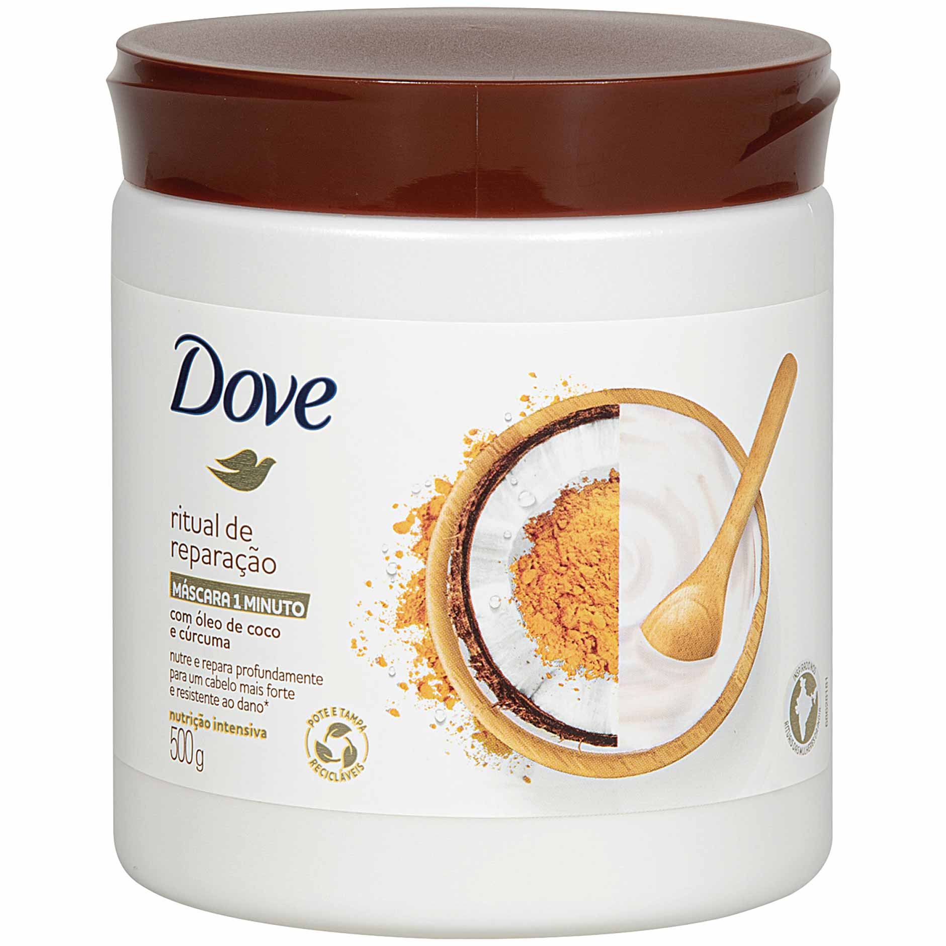 Máscara Dove de Tratamento Capilar Ritual de Reparação 500g - Zaffari ...