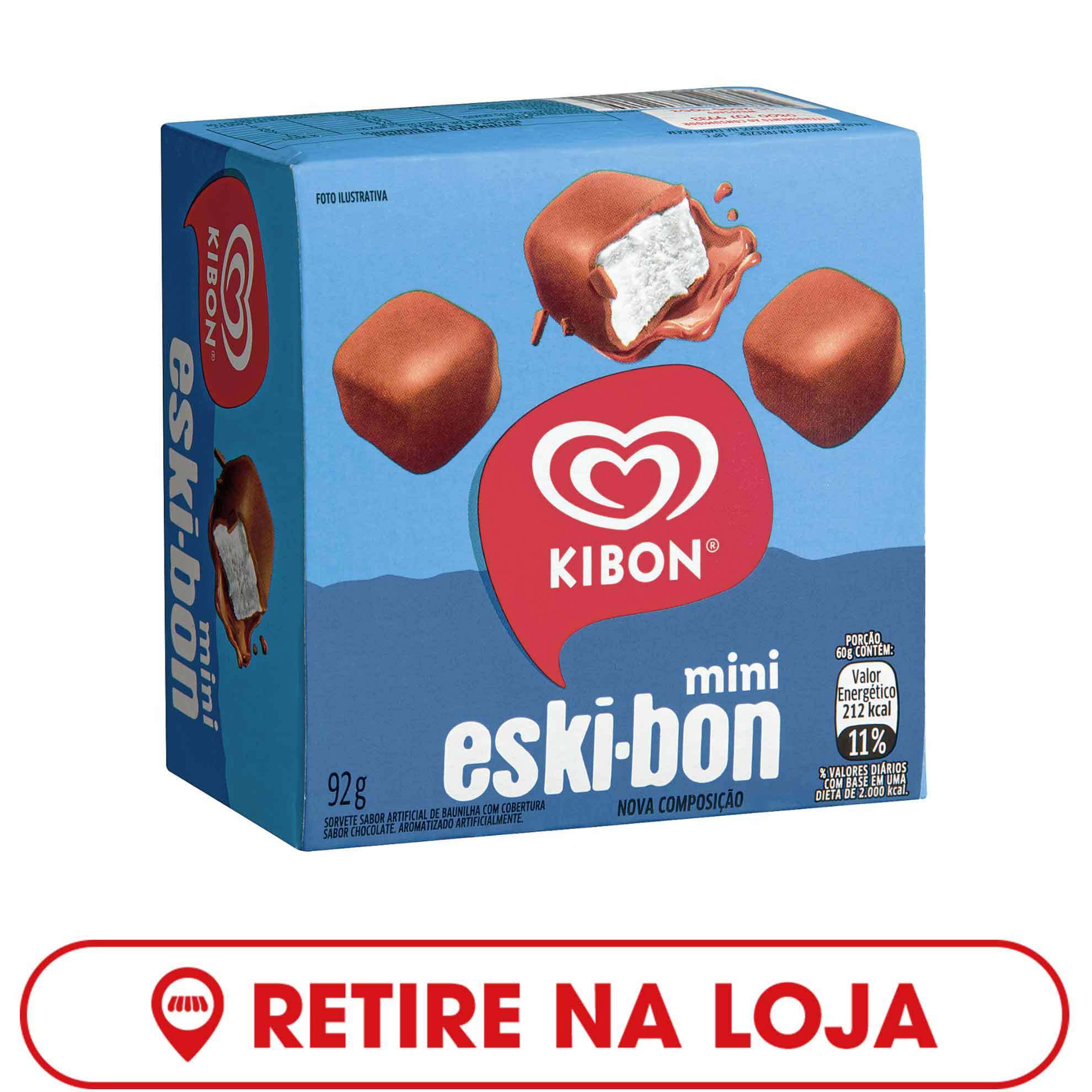 Sorvete Kibon Mini Eski-bon - Zaffari