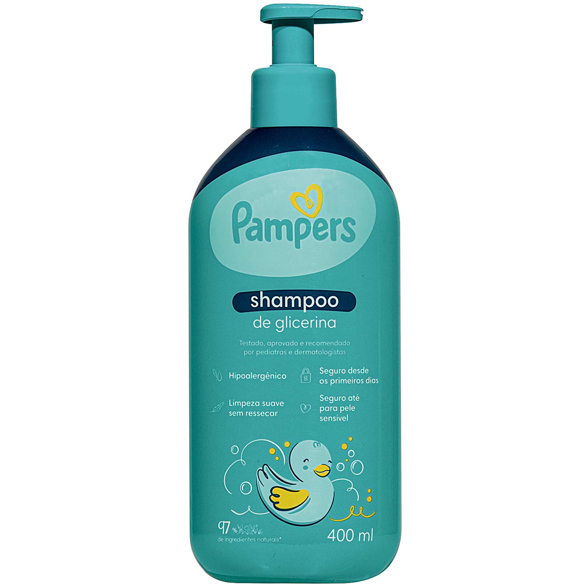Shampoo de Glicerina Pampers 400ml - Zaffari