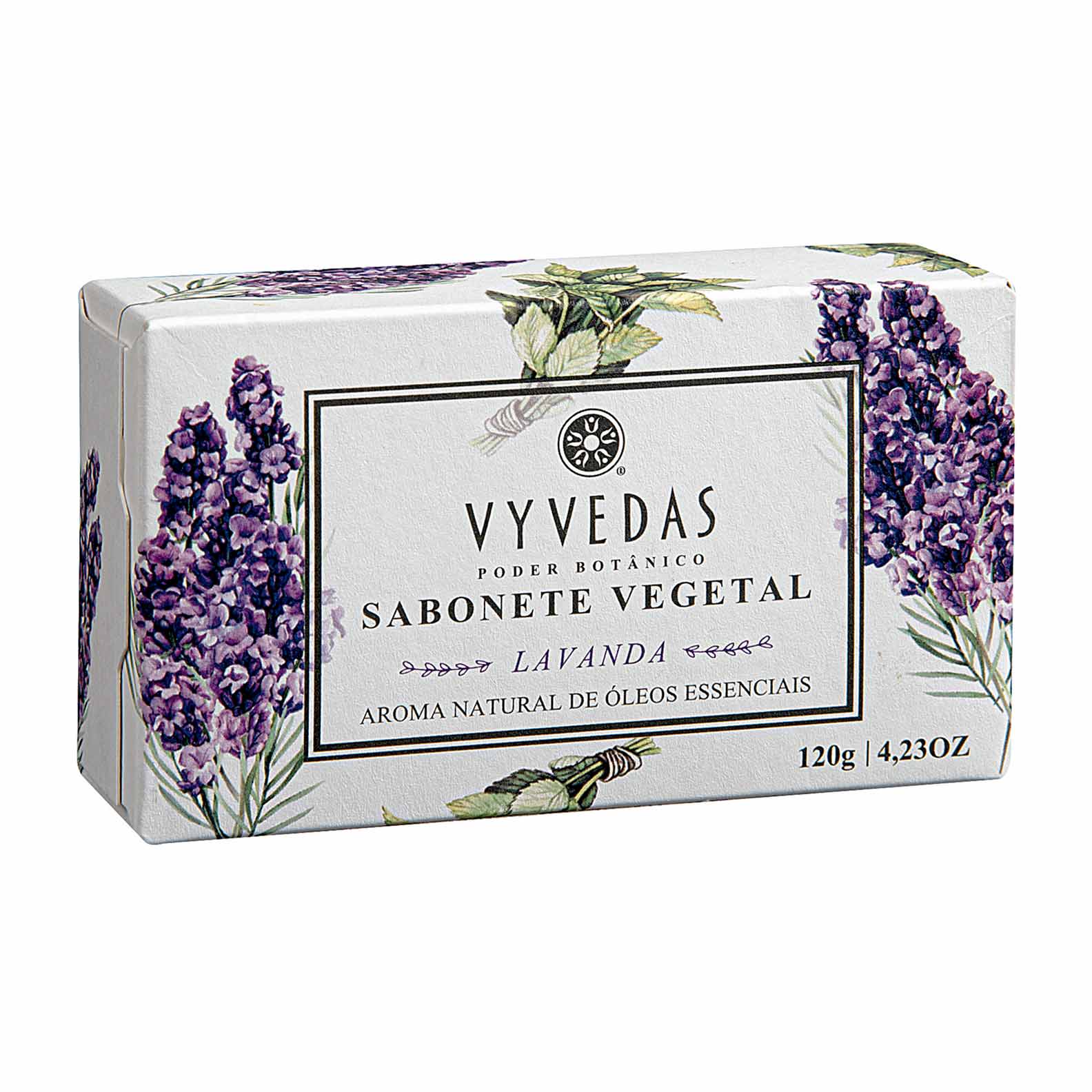 Sabonete em Barra Vegetal Lavanda Vyvedas 120g - Zaffari