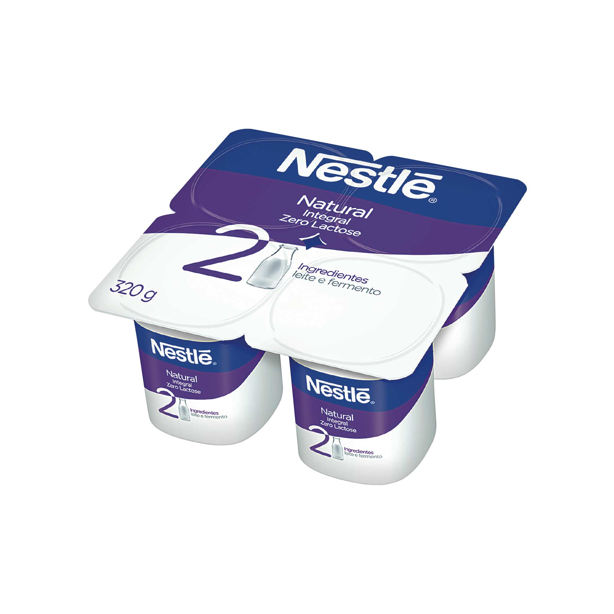 Iogurte Nestlé Natural Zero Lactose 320g - Zaffari & Bourbon