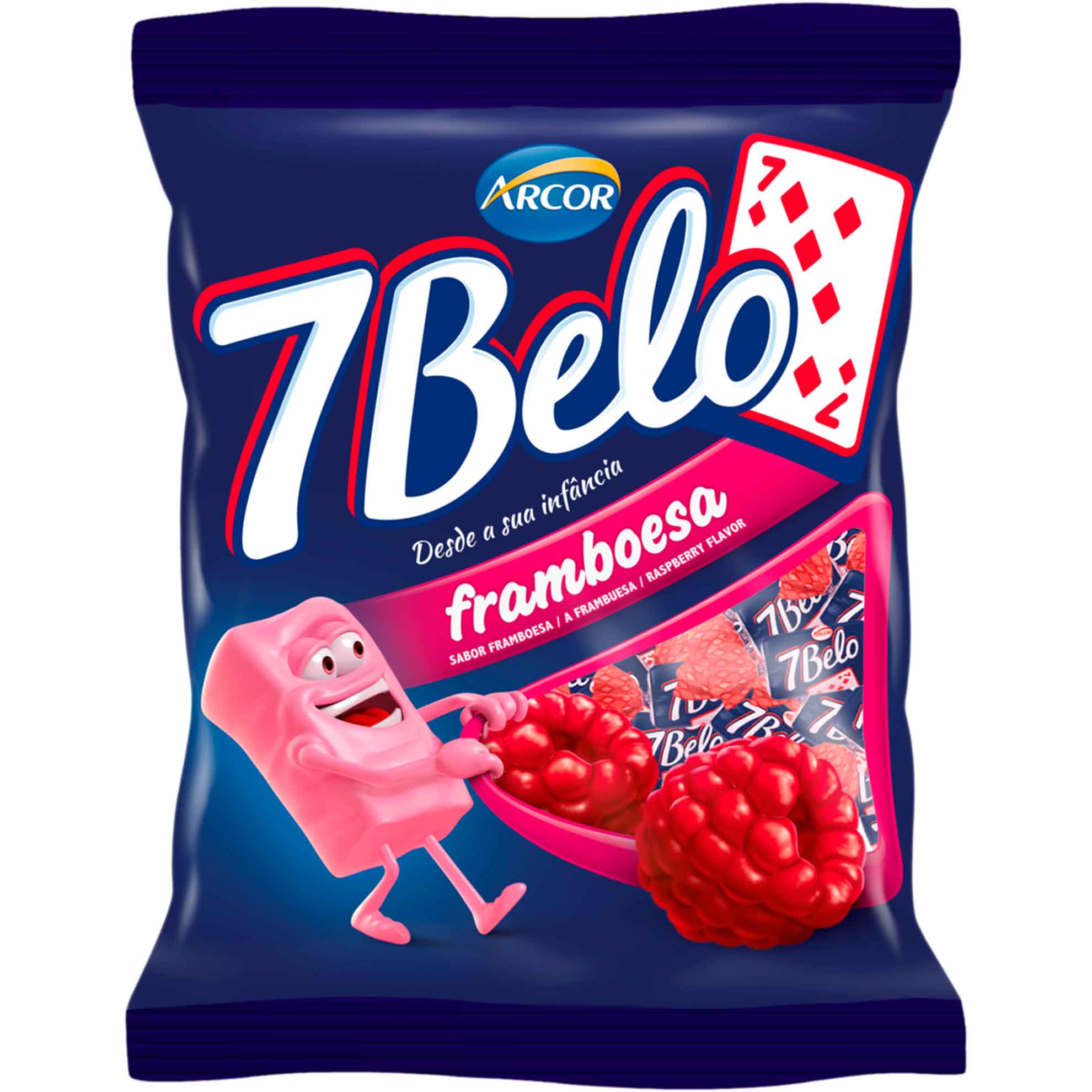 Bala 7 Belo sabor Framboesa Arcor 500g - Zaffari