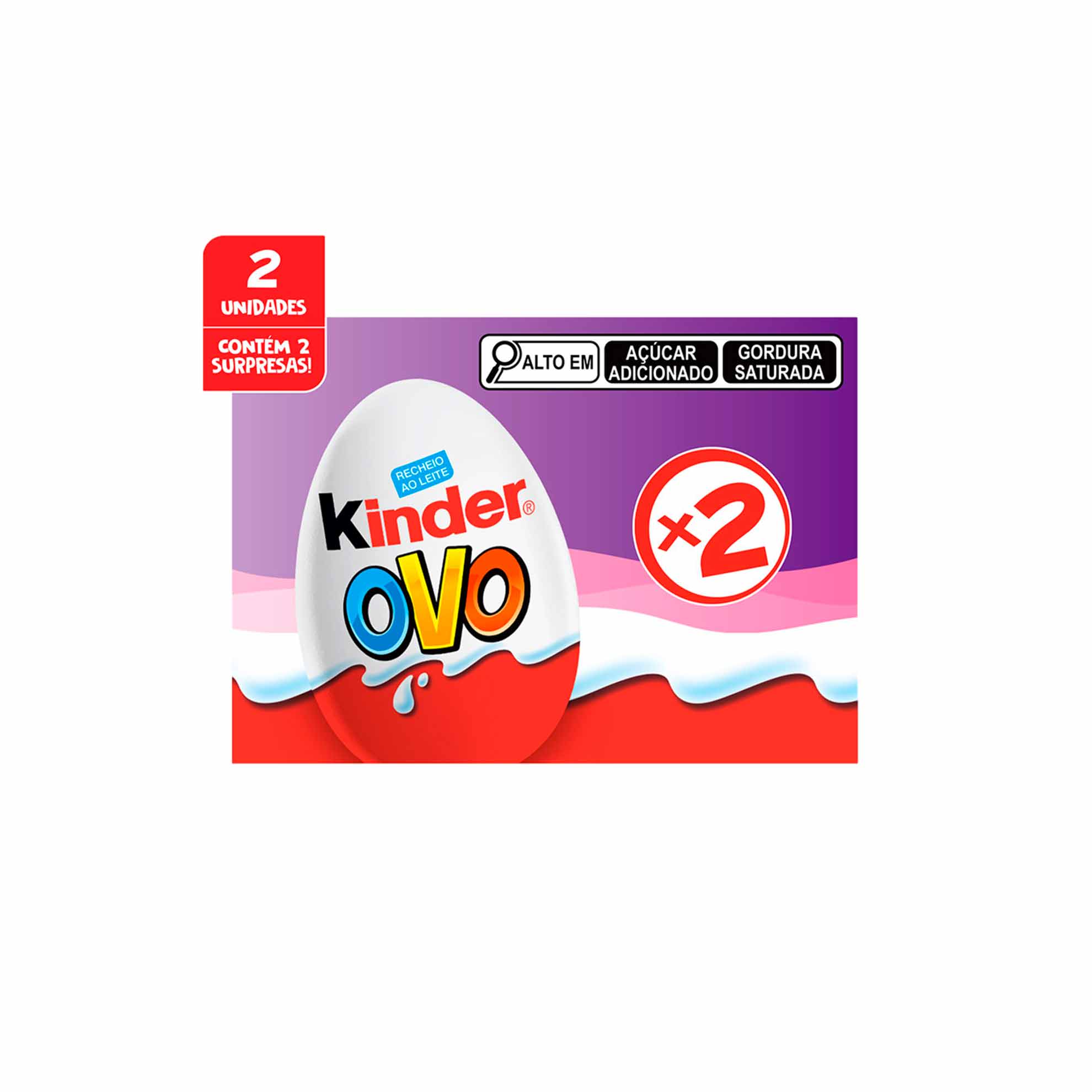 Chocolate Kinder Ovo Roxo 40g 2 Unidades - Zaffari