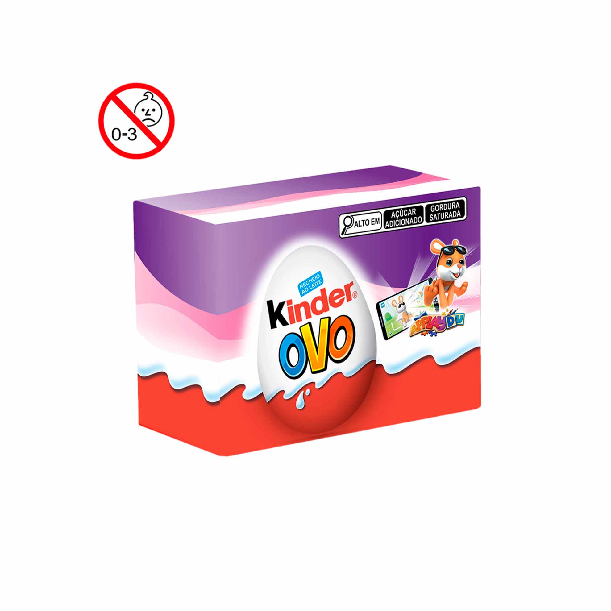 Chocolate Kinder Ovo Roxo 40g 2 Unidades - Zaffari