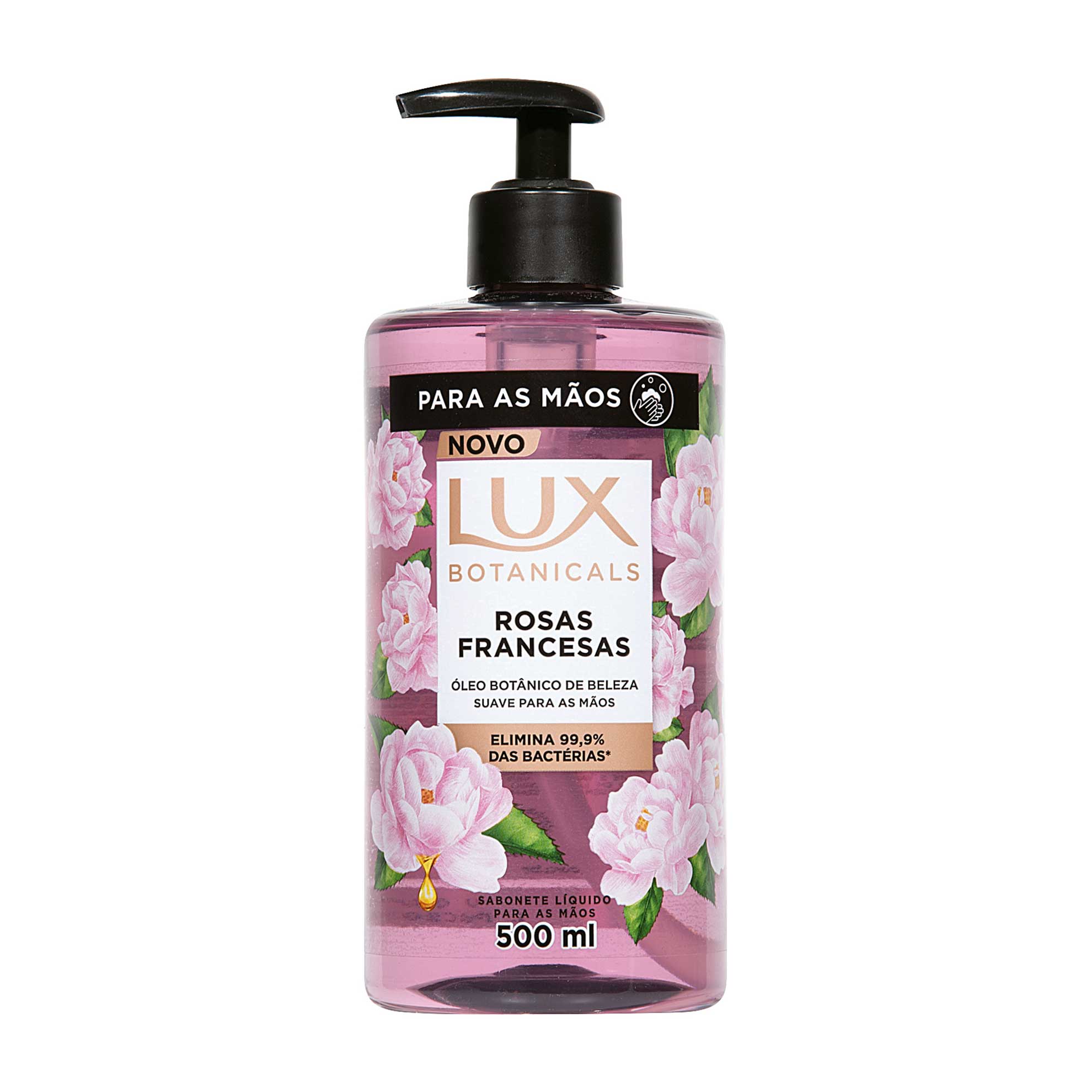 Sabonete Líquido para Mãos Lux Rosas Francesas 500ml - Zaffari & Bourbon
