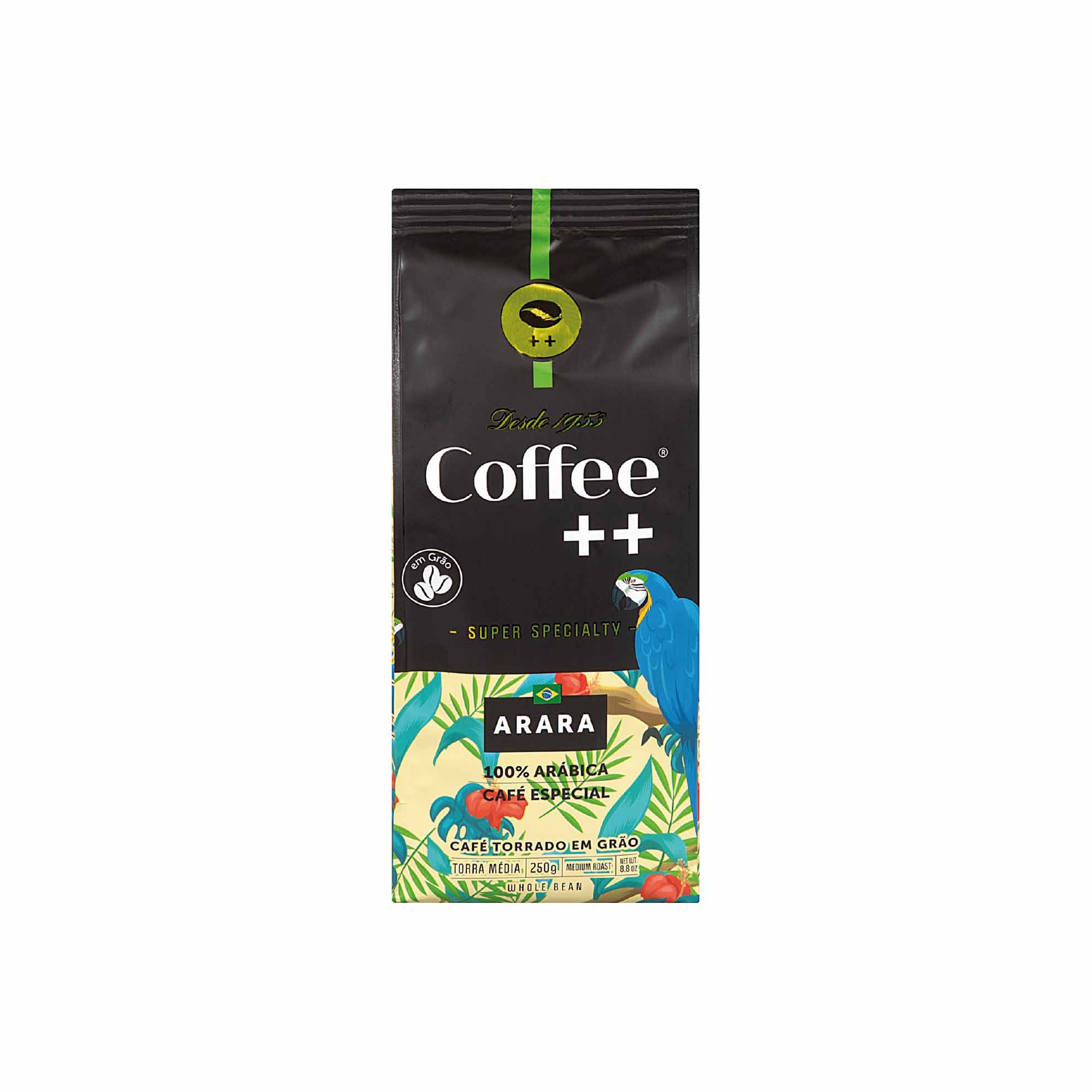 Café Torrado em Grãos Arara Coffee ++ 250g - Zaffari