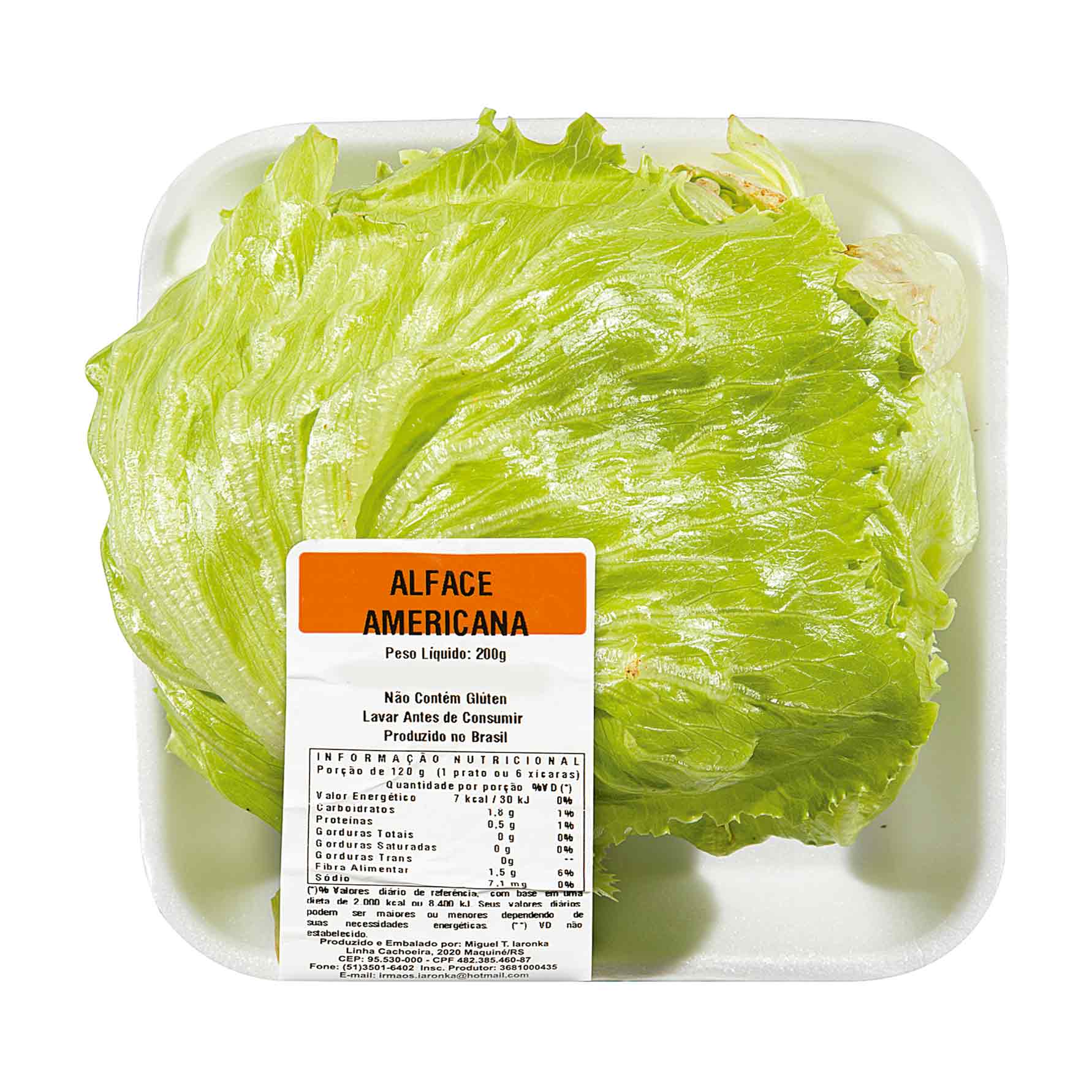 Alface Americana Bandeja - Zaffari