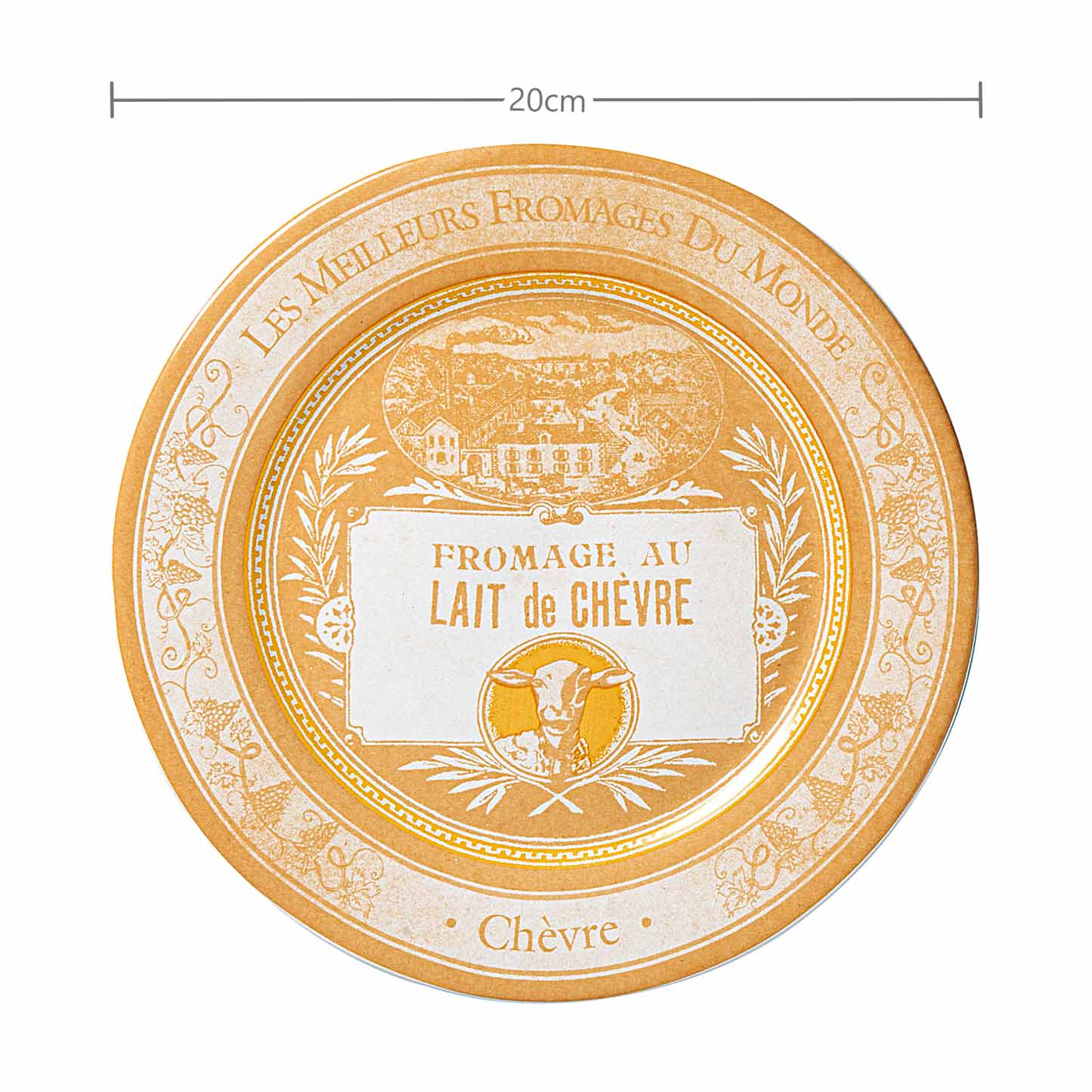 Prato de Argila Queijo Chevre Marchand 20cm - Zaffari & Bourbon