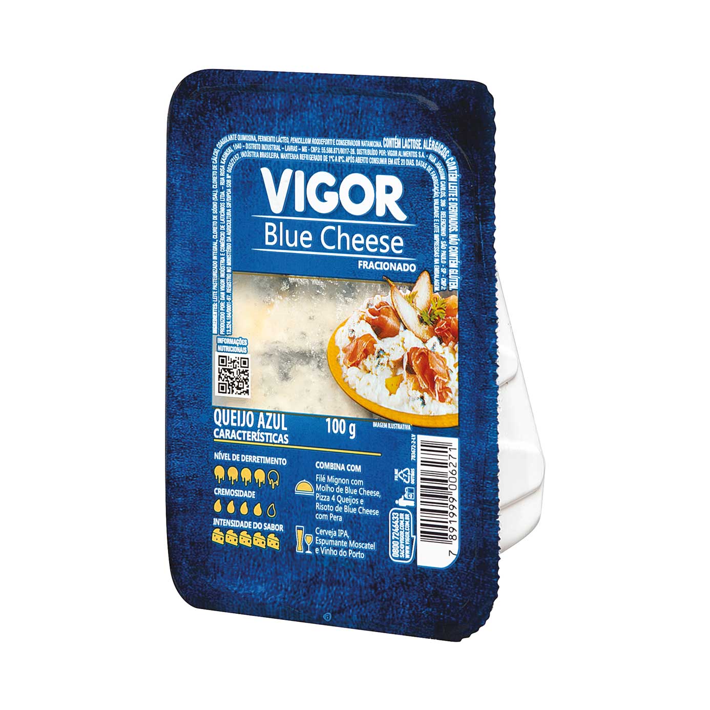 Queijo Azul Vigor 100g - Zaffari & Bourbon