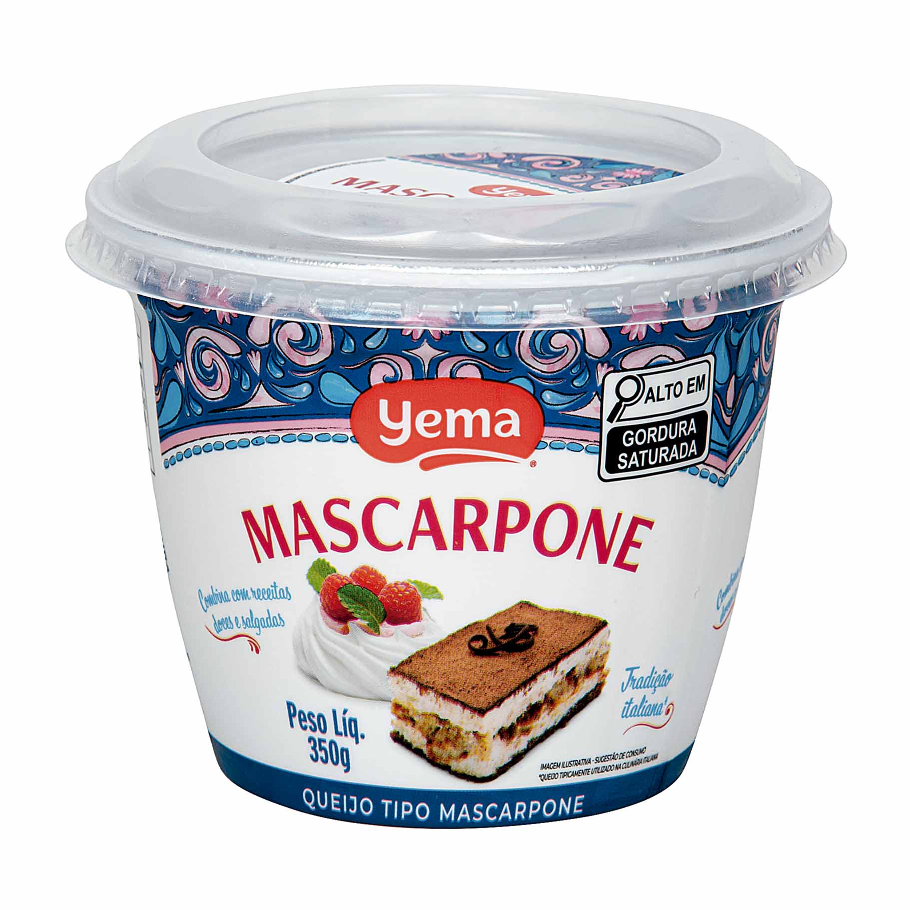 Queijo Mascarpone Yema 350g - Zaffari